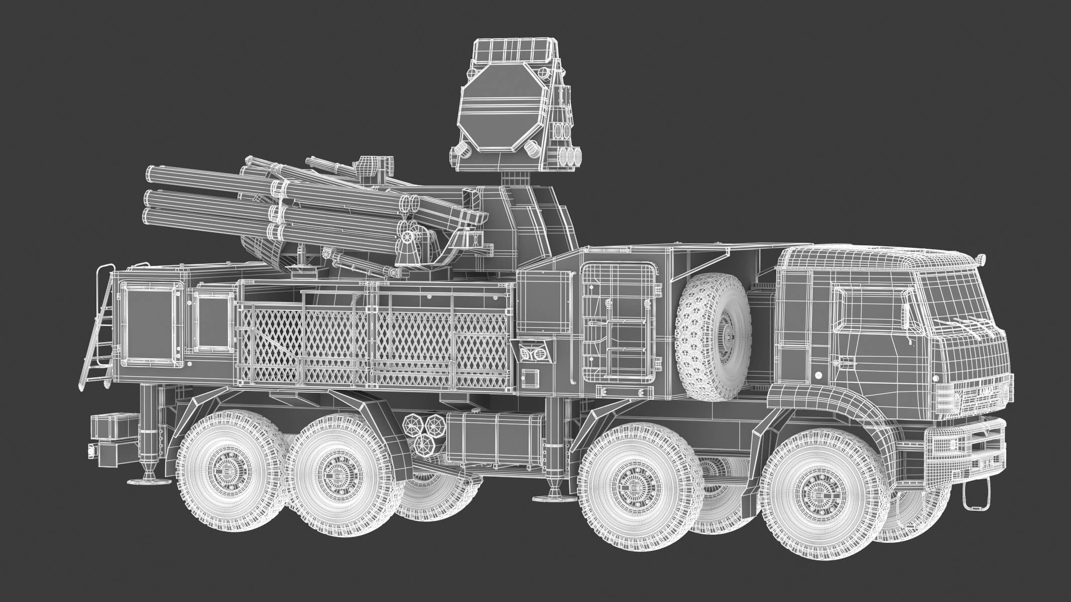 SA 22 Pantsir S1 - 3D Model by frezzy