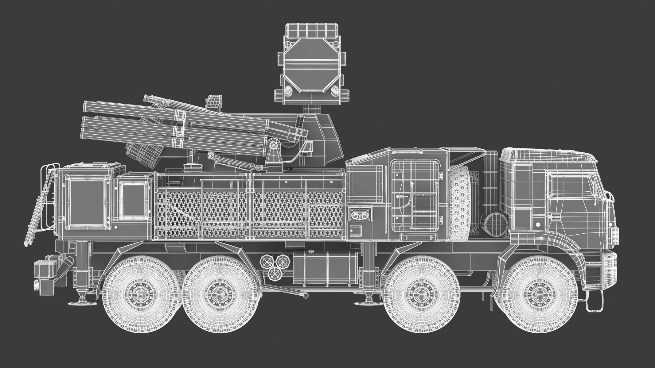 SA 22 Pantsir S1 - 3D Model by frezzy