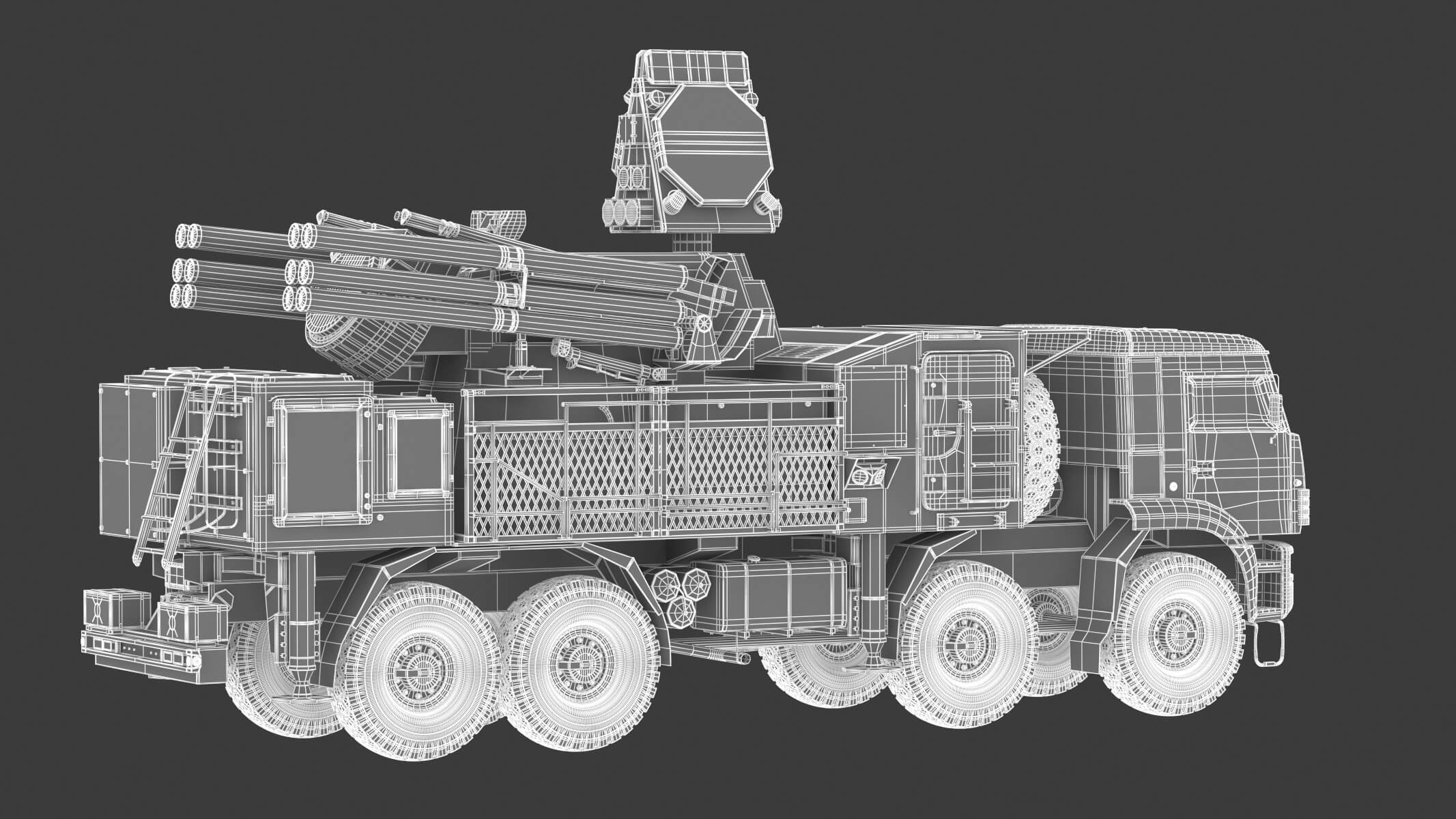 SA 22 Pantsir S1 - 3D Model by frezzy