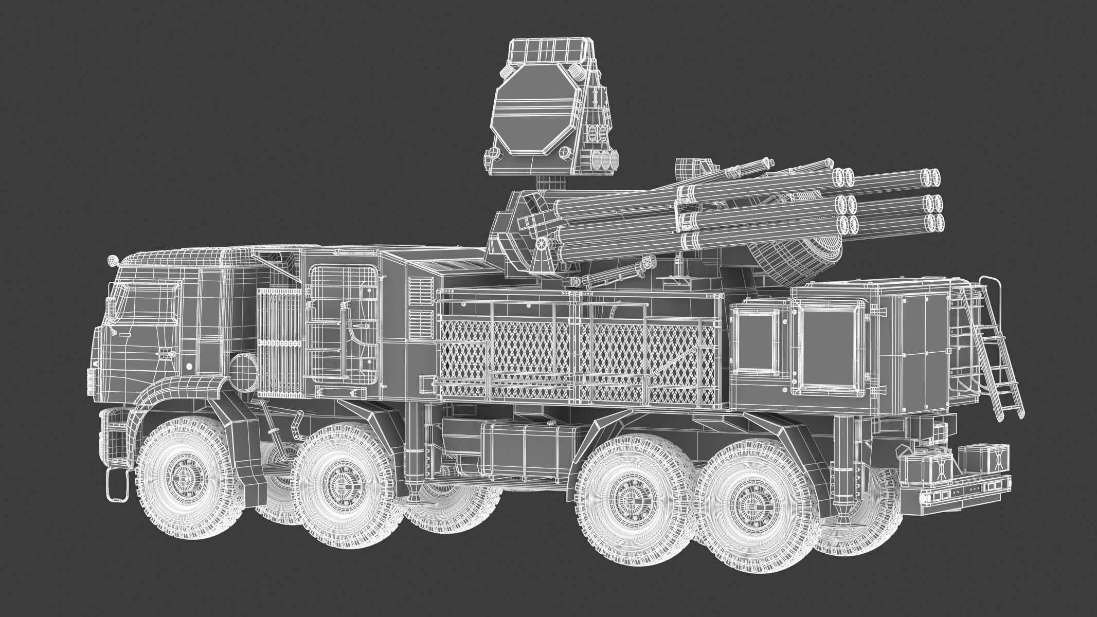 SA 22 Pantsir S1 - 3D Model by frezzy