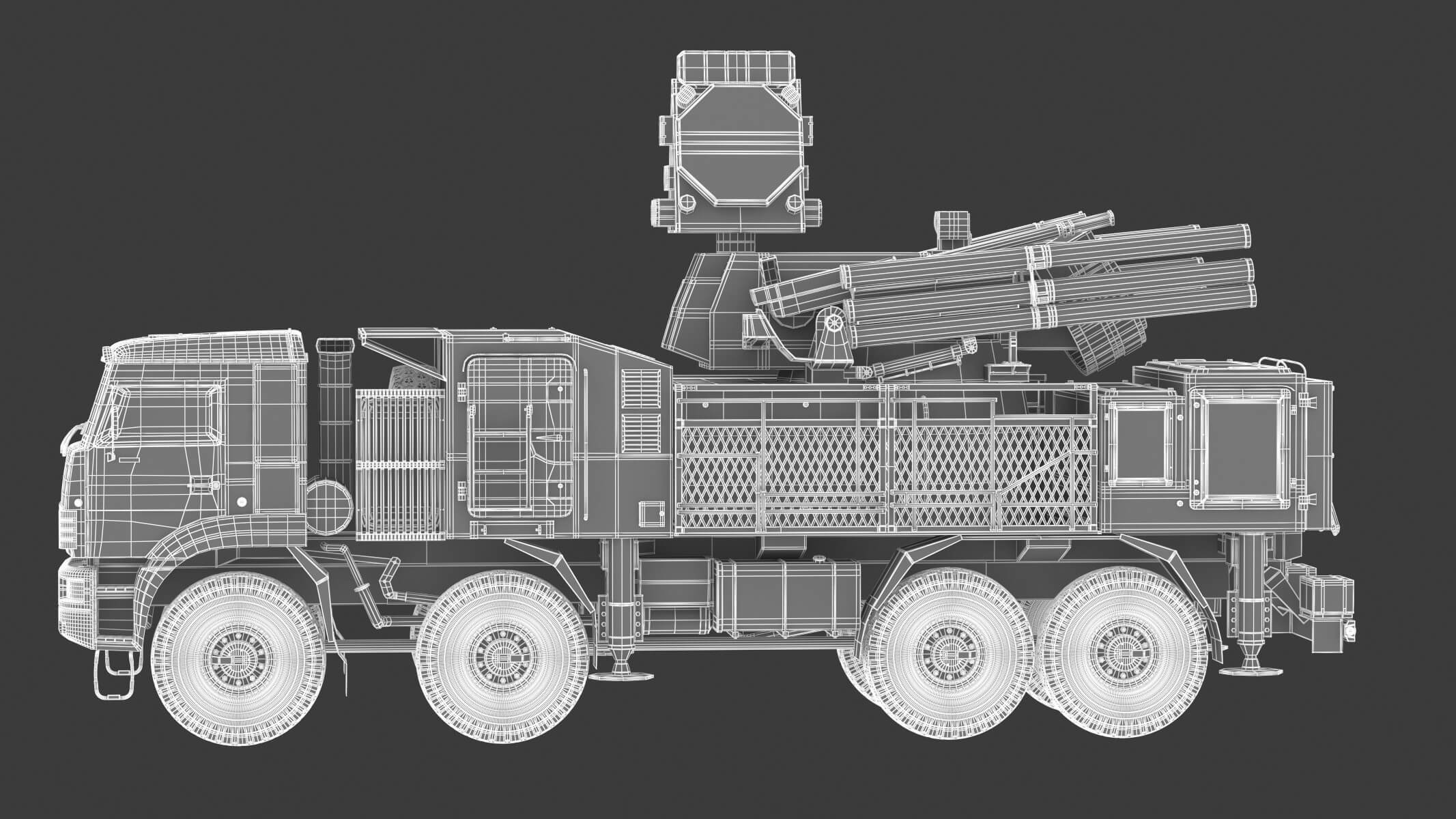 SA 22 Pantsir S1 - 3D Model by frezzy