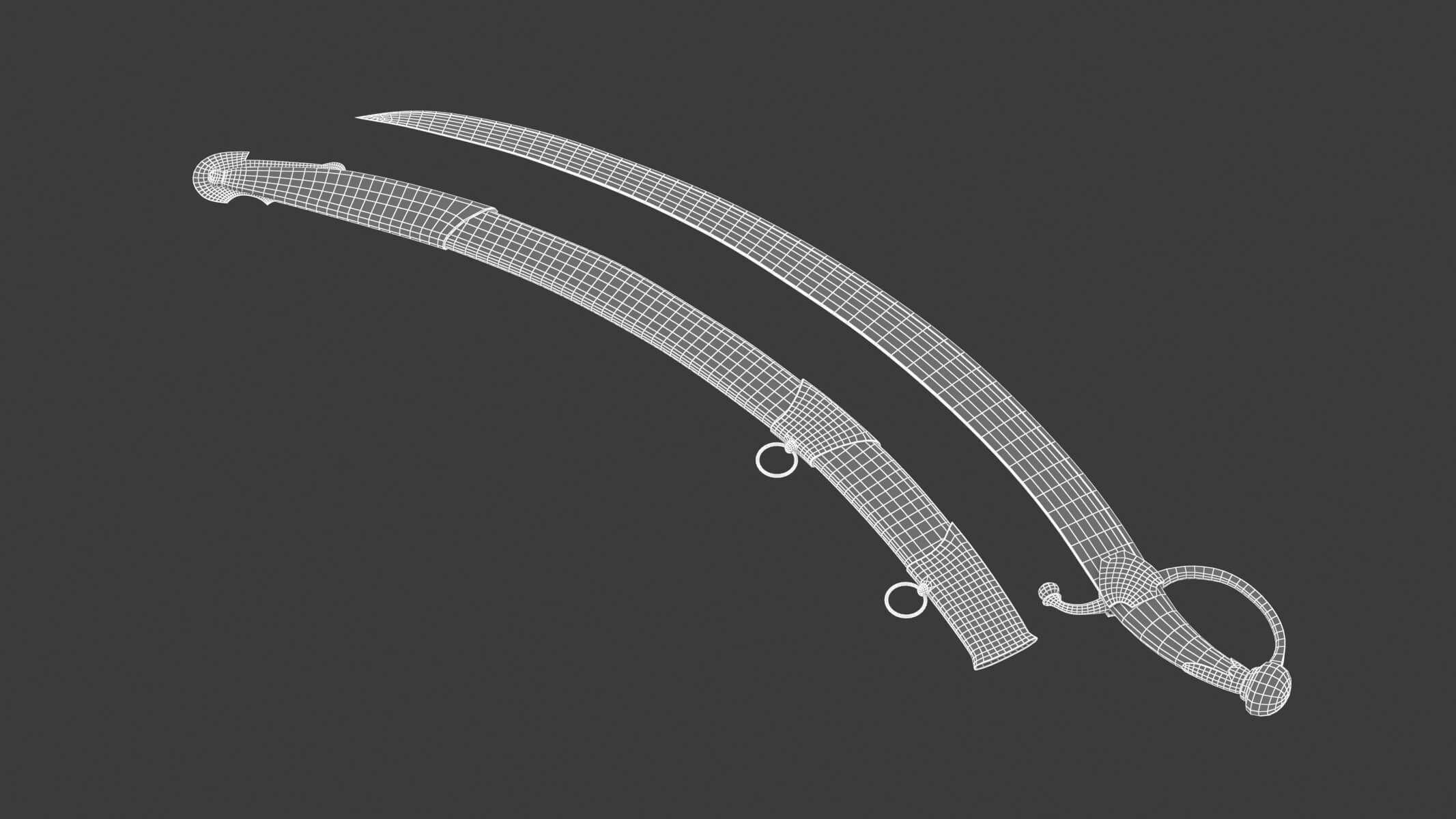 Saber - 3D Model by frezzy