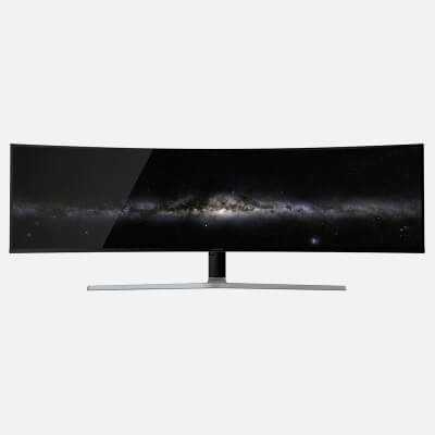 Samsung 49 Inches CHG90 QLED Gaming Monitor - 3D Model by frezzy