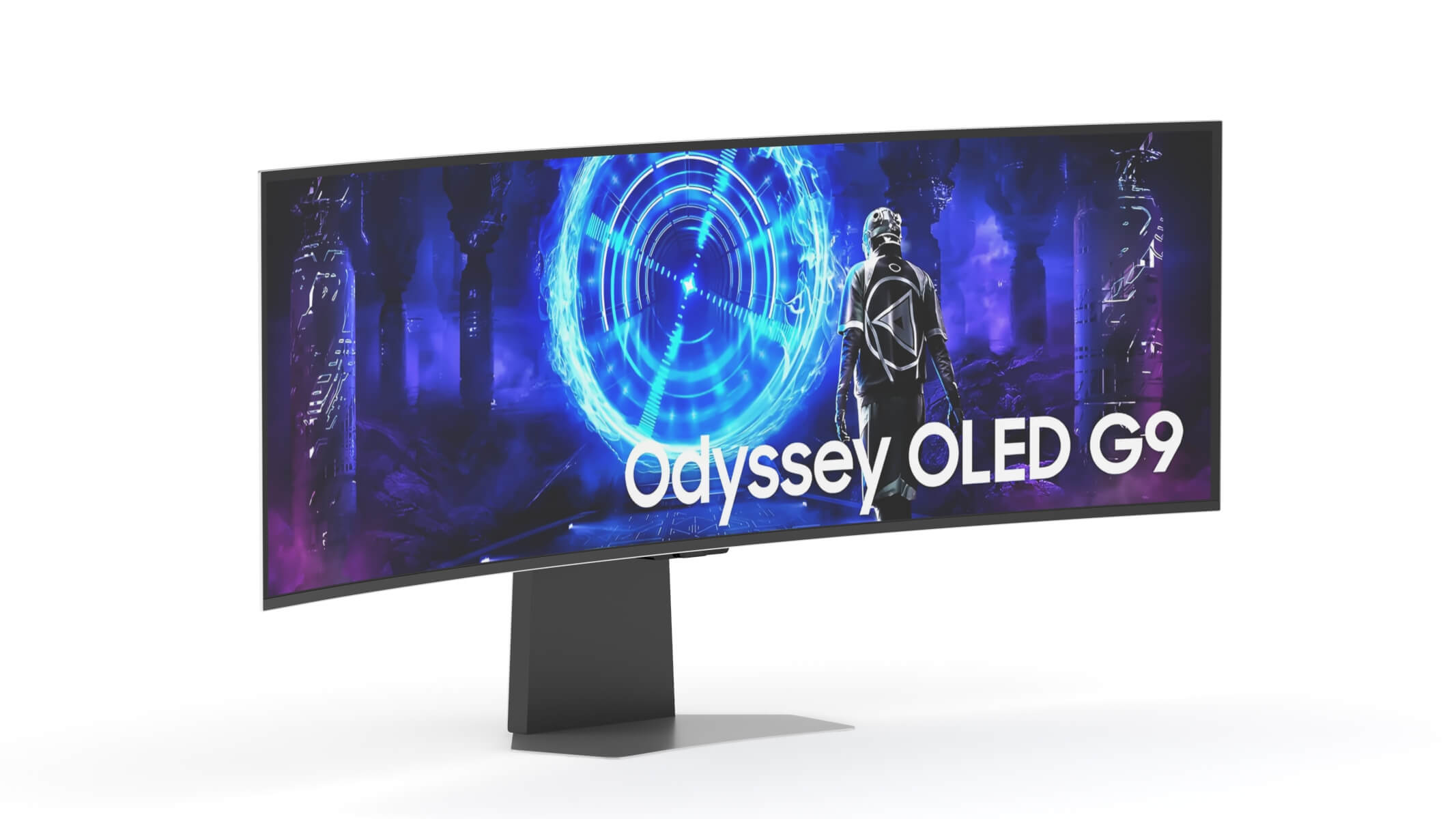 Samsung 49 Inches Odyssey OLED G9 G95Sd - 3D Model by frezzy