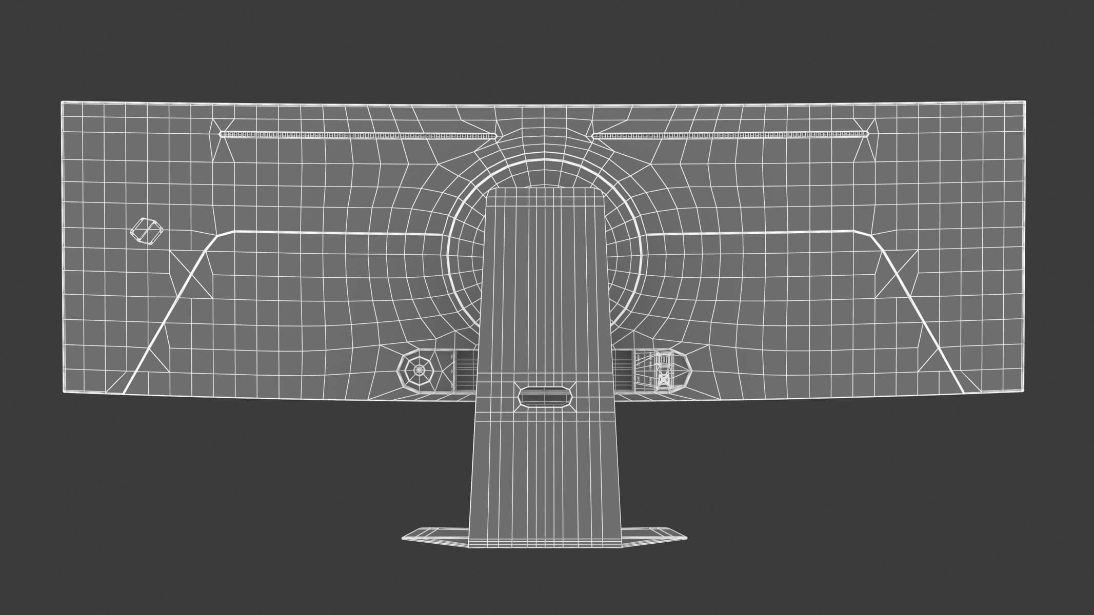Samsung 49 Inches Odyssey OLED G9 G95Sd - 3D Model by frezzy