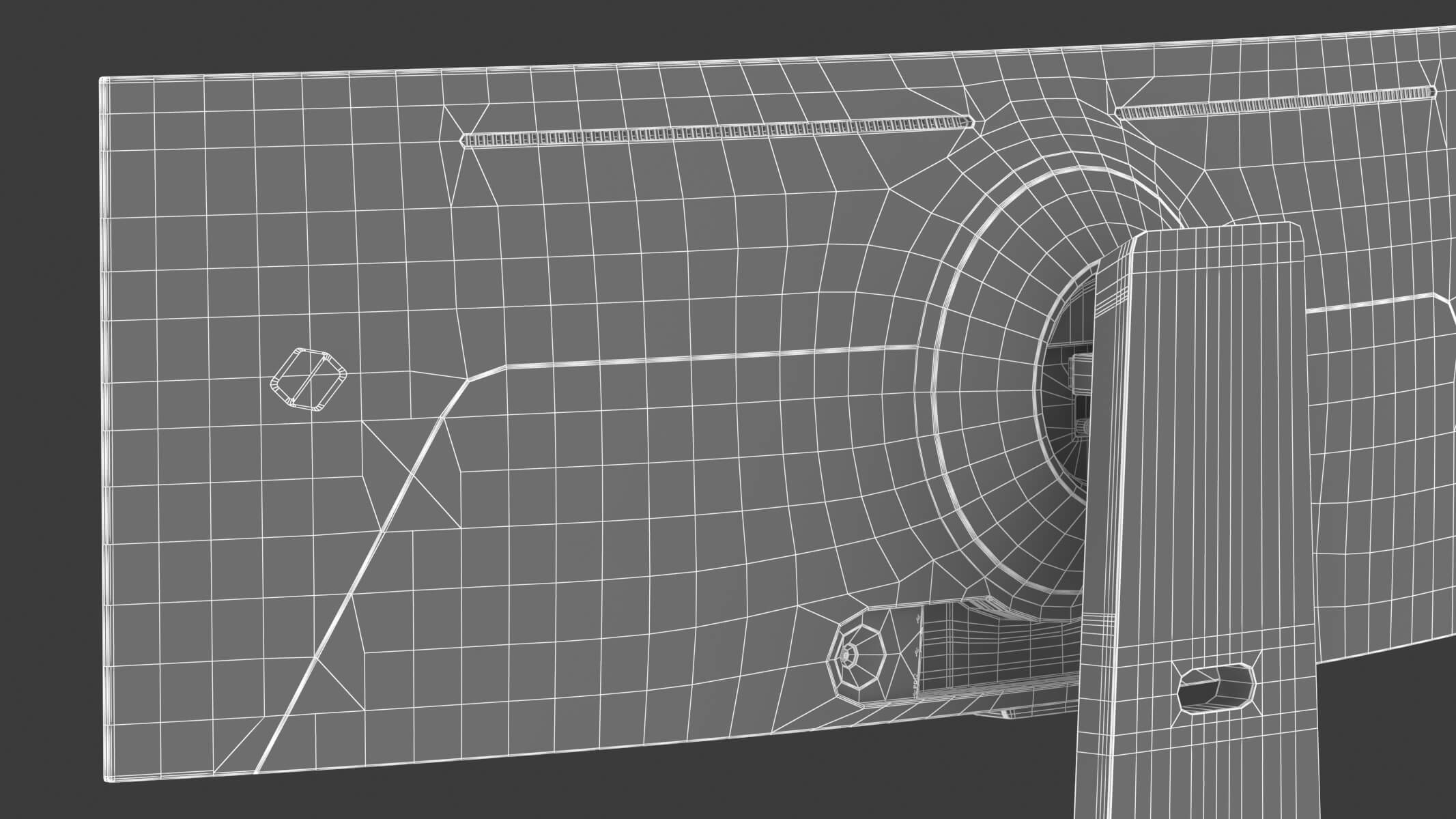 Samsung 49 Inches Odyssey OLED G9 G95Sd - 3D Model by frezzy