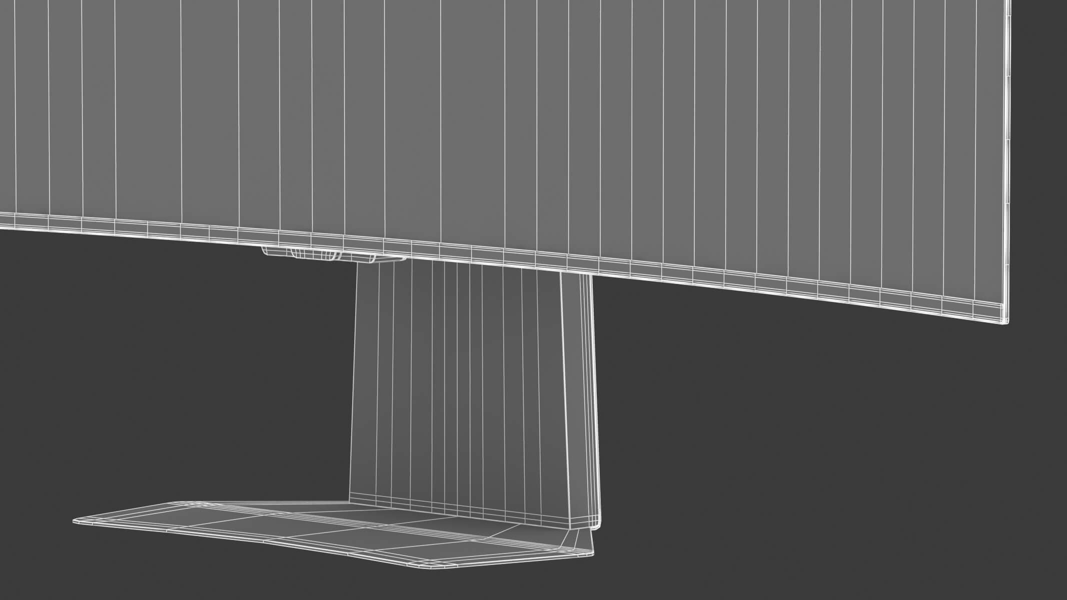 Samsung 49 Inches Odyssey OLED G9 G95Sd - 3D Model by frezzy