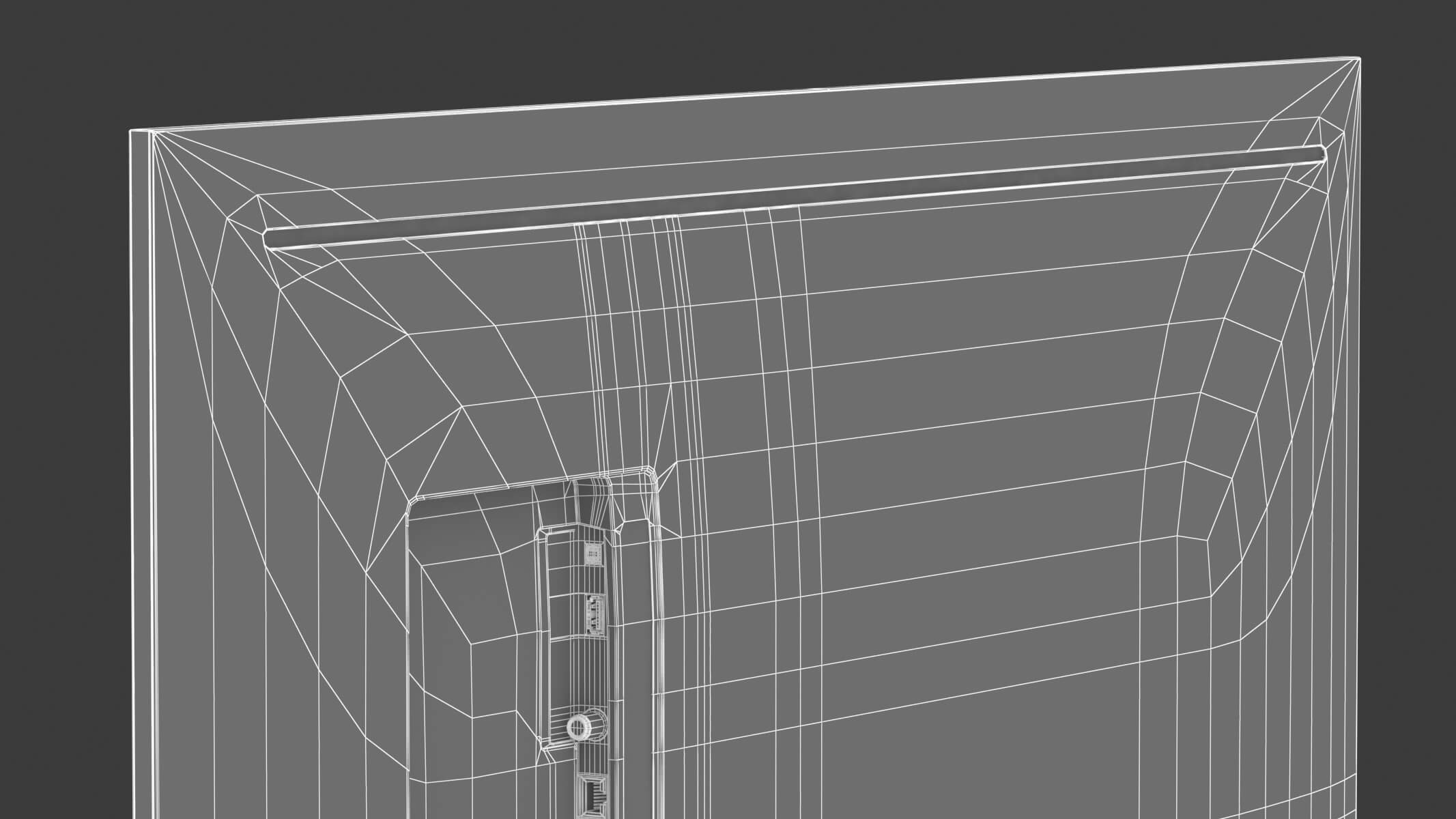 Samsung 55 Inches Class Tu690T Crystal UHD 4K Smart TV - 3D Model by frezzy