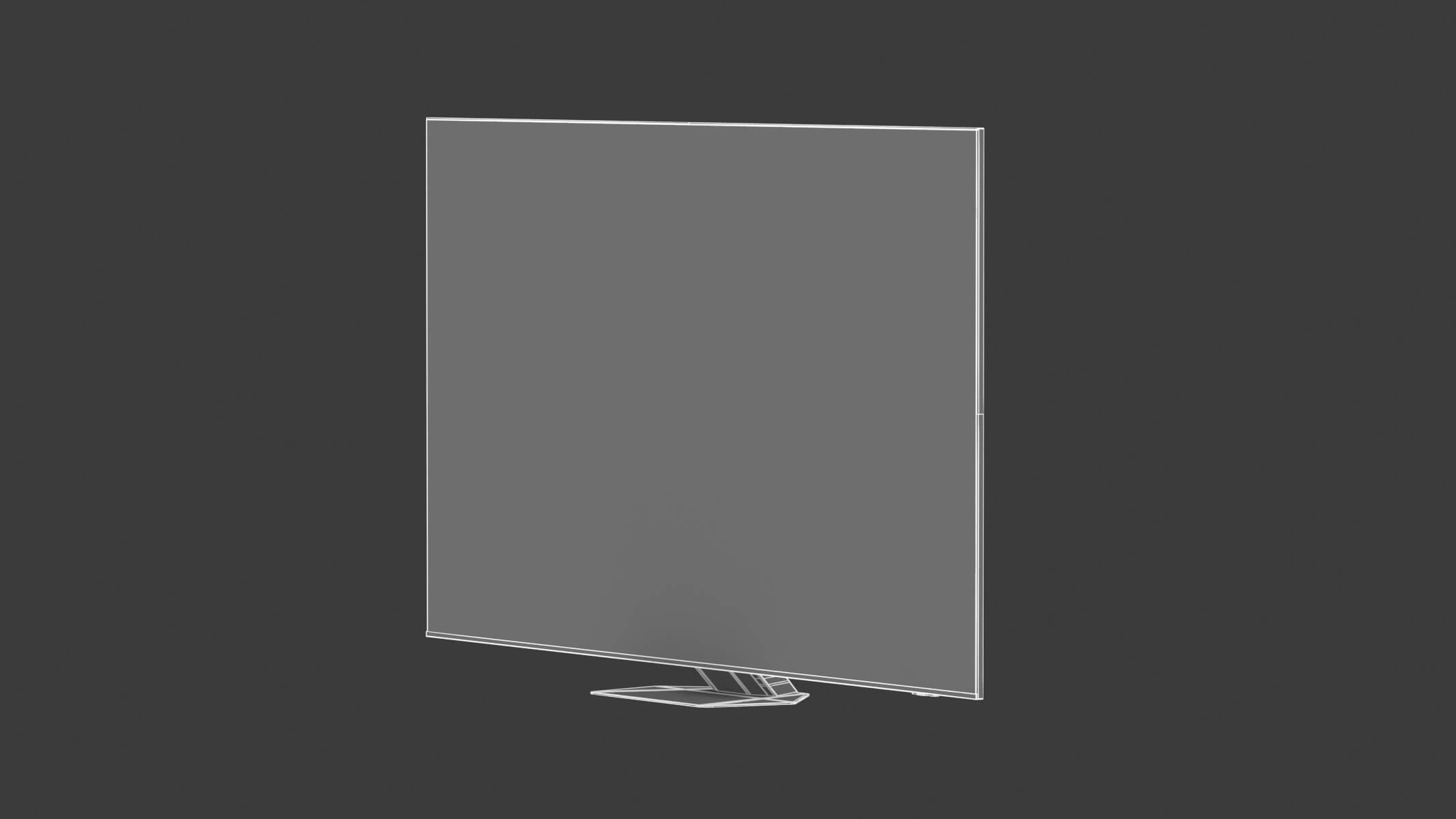 Samsung 98 Inches Class QLED 4K Q80C - 3D Model by frezzy