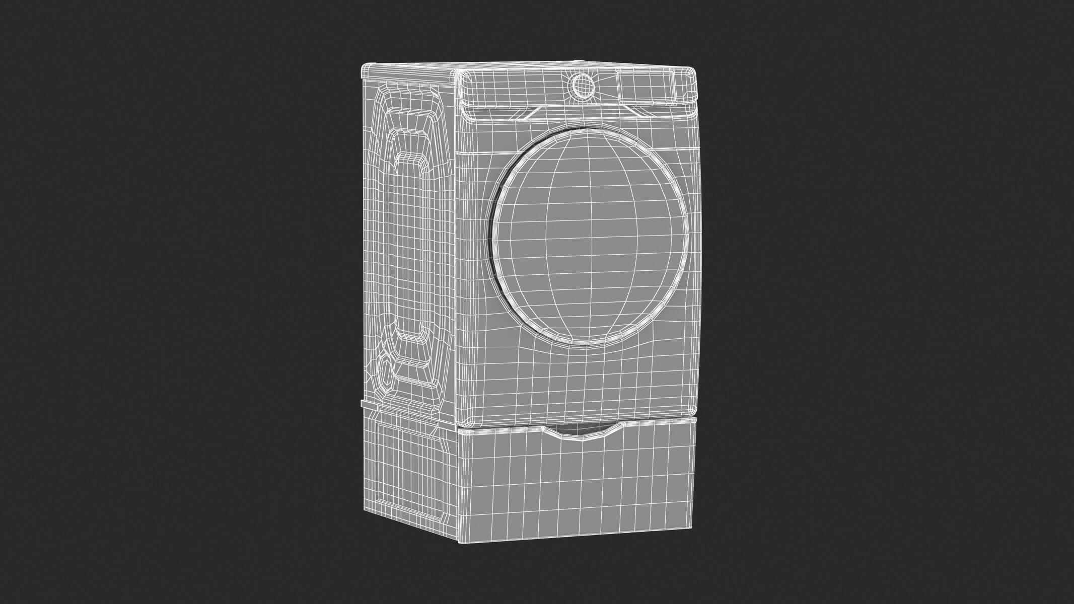 Samsung DV6300 7.5 Cu. Ft. Smart Gas Dryer - 3D Model by frezzy