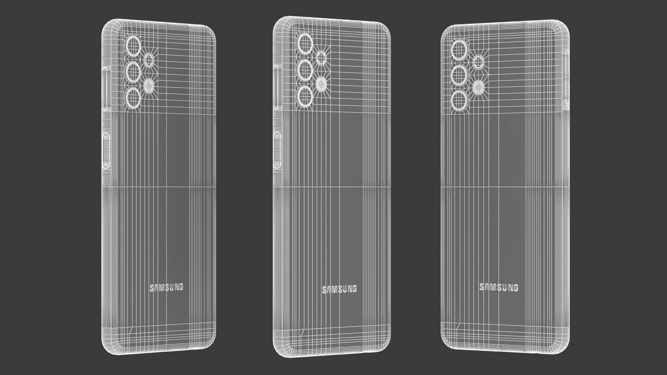 Samsung Galaxy A32 5G Awesome Black - 3D Model by frezzy