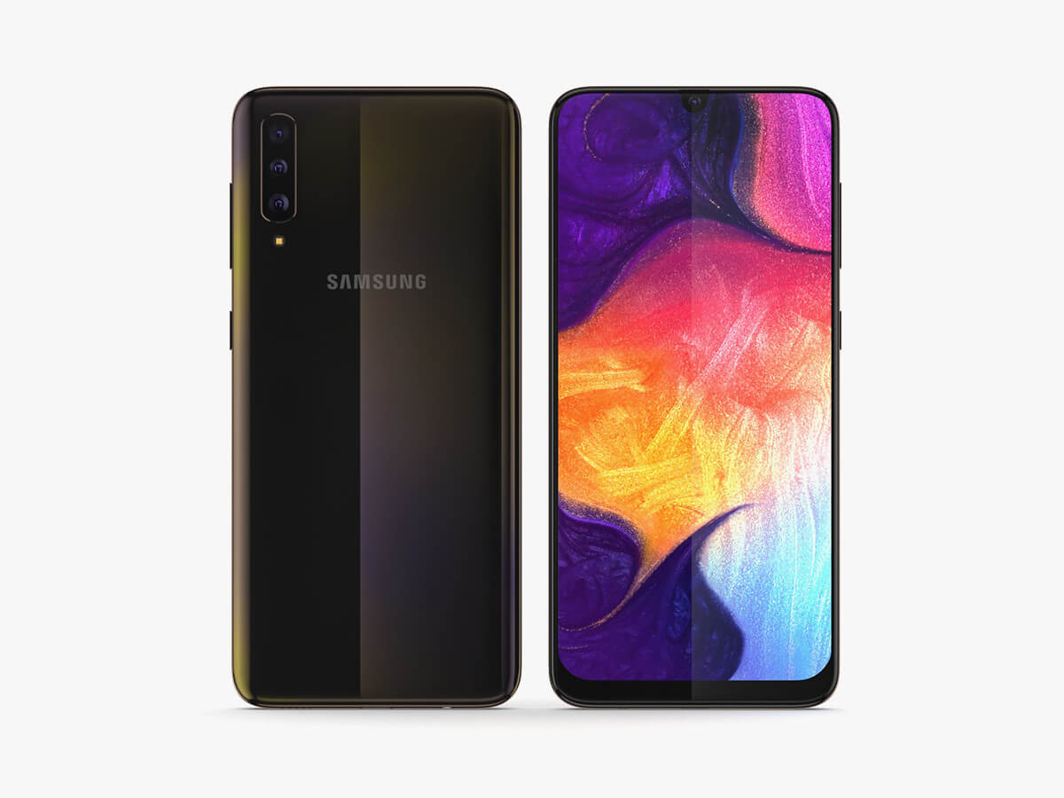 Samsung Galaxy A50 - 3D Model by frezzy