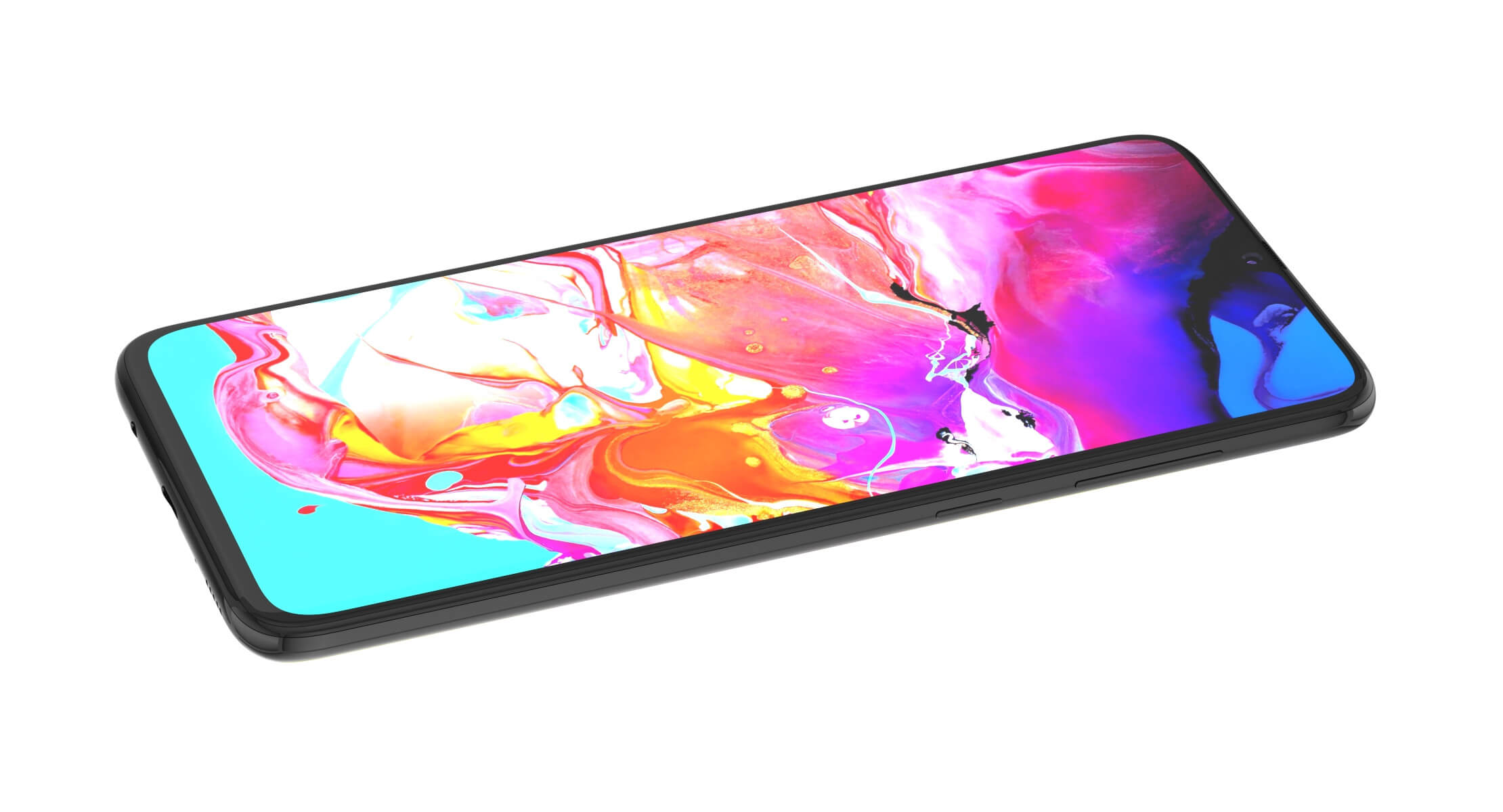 Samsung Galaxy A70 - 3D Model by frezzy