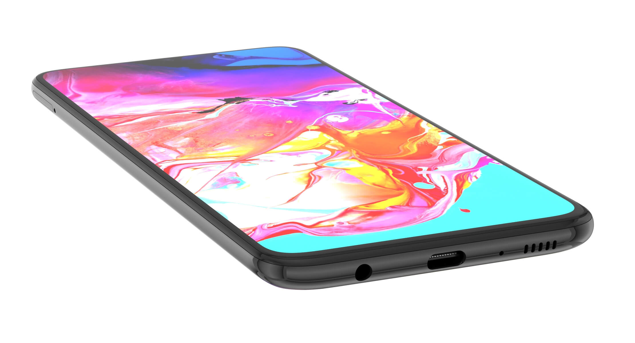 Samsung Galaxy A70 - 3D Model by frezzy