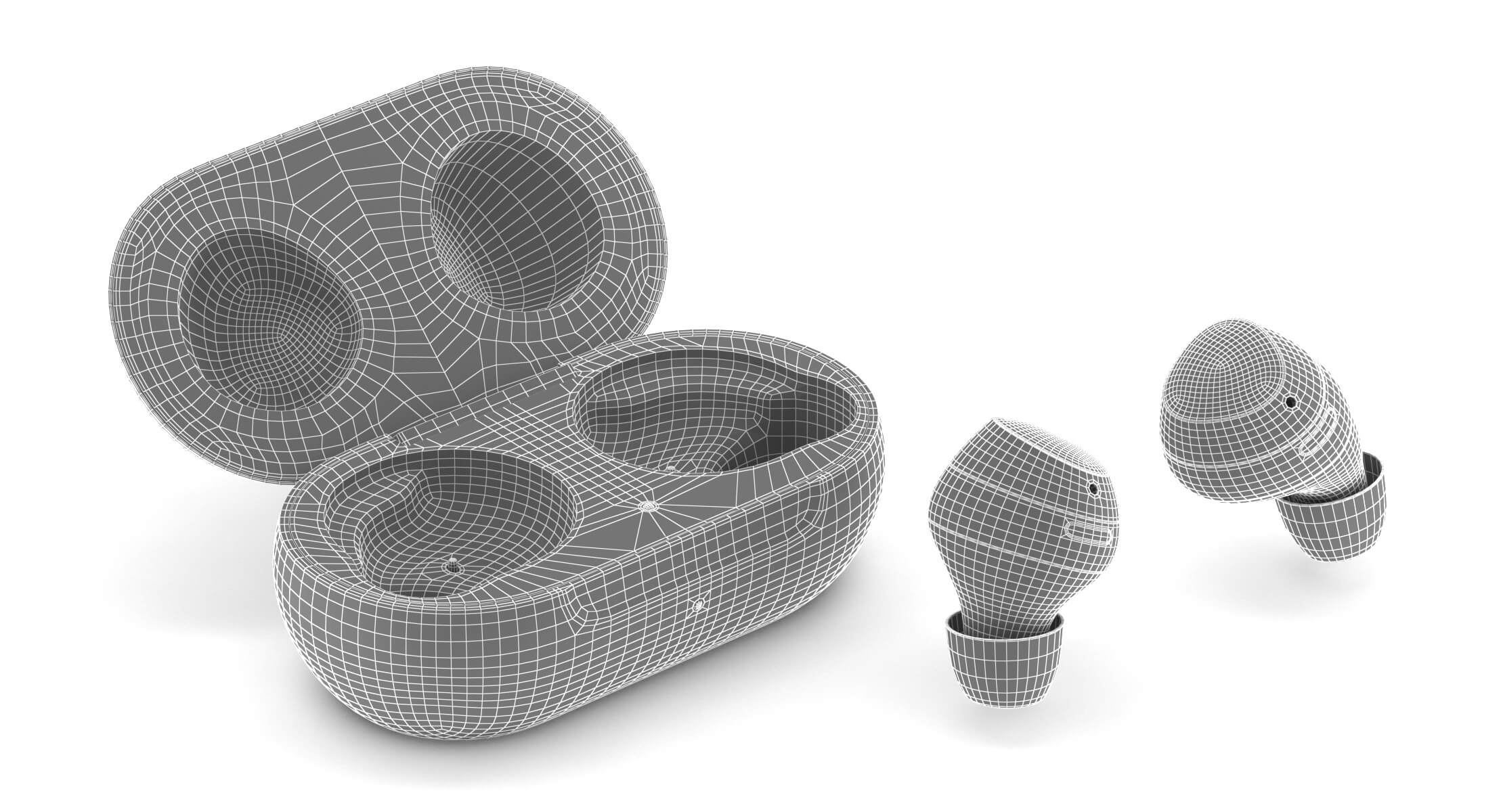 Samsung Galaxy Buds - 3D Model by frezzy