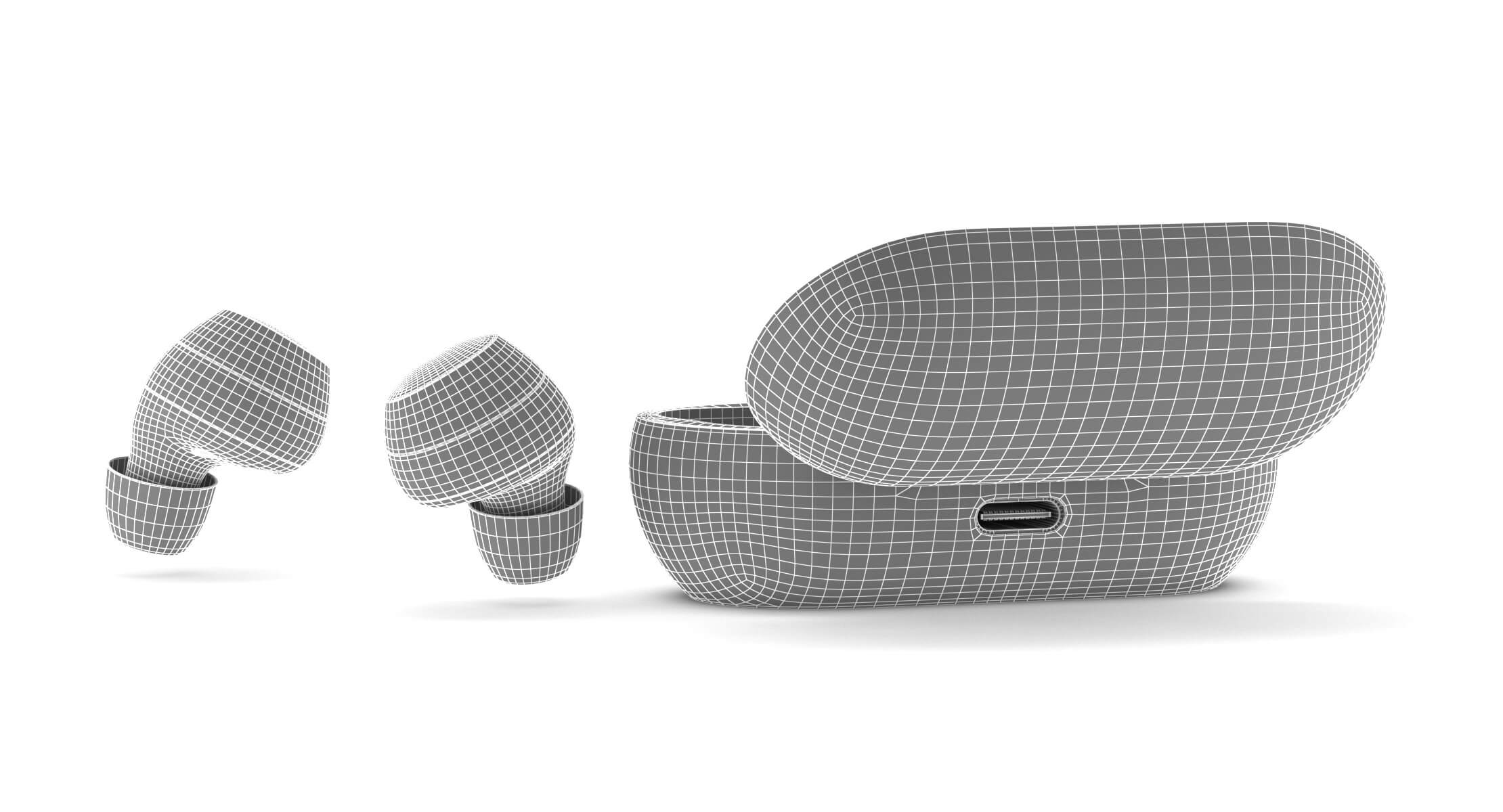 Samsung Galaxy Buds - 3D Model by frezzy