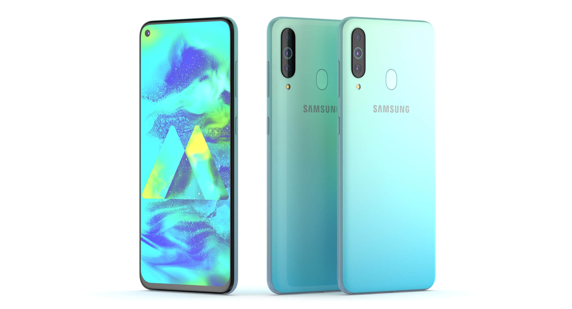 Samsung Galaxy M40 - 3D Model by frezzy