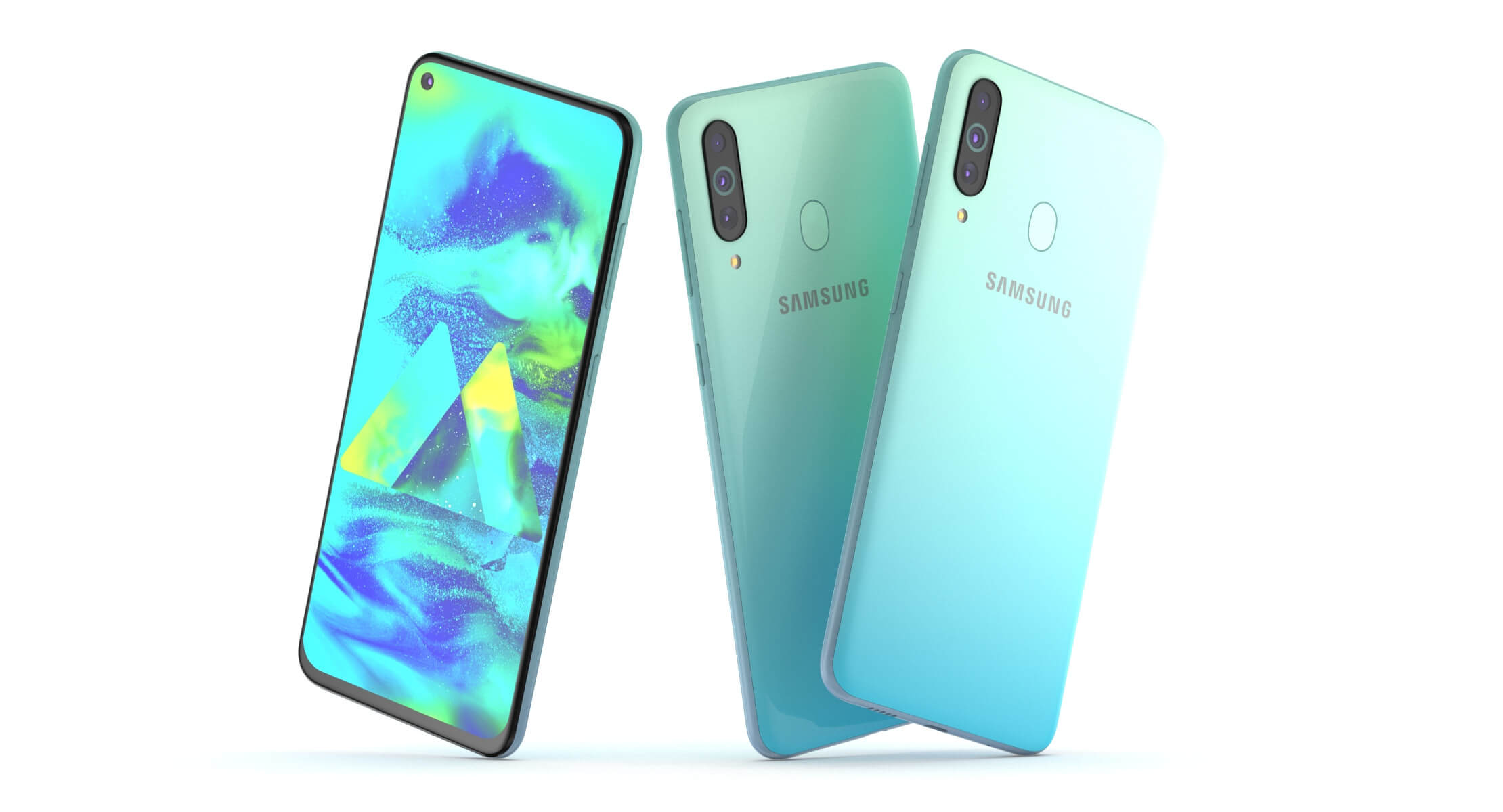 Samsung Galaxy M40 - 3D Model by frezzy