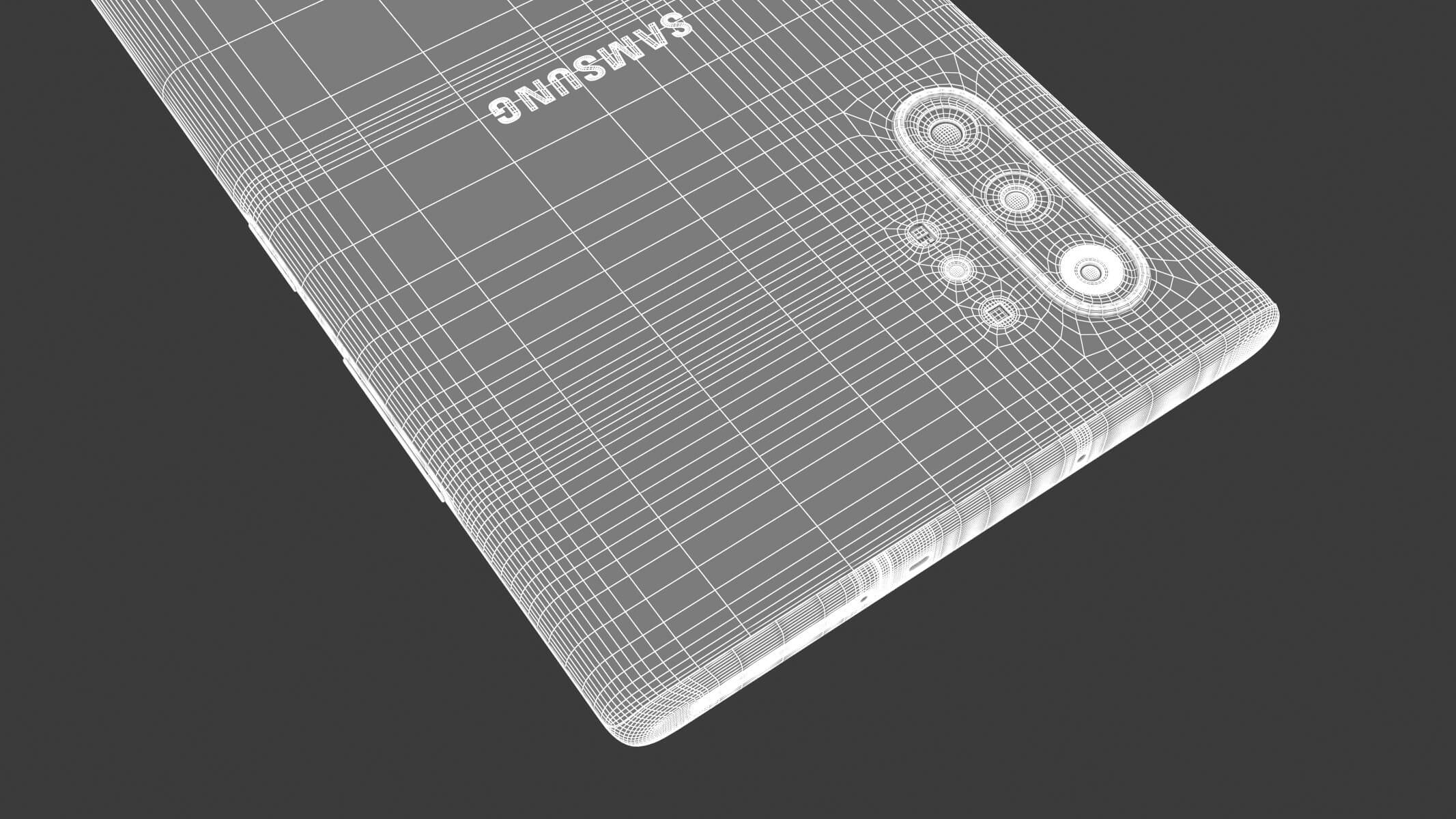 Samsung Galaxy Note 10 Plus - 3D Model by frezzy