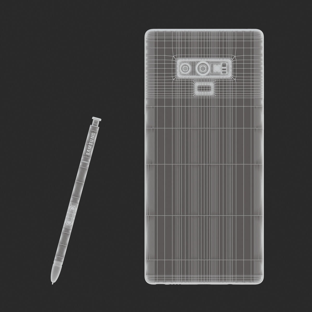 Samsung Galaxy Note 9 - 3D Model by frezzy