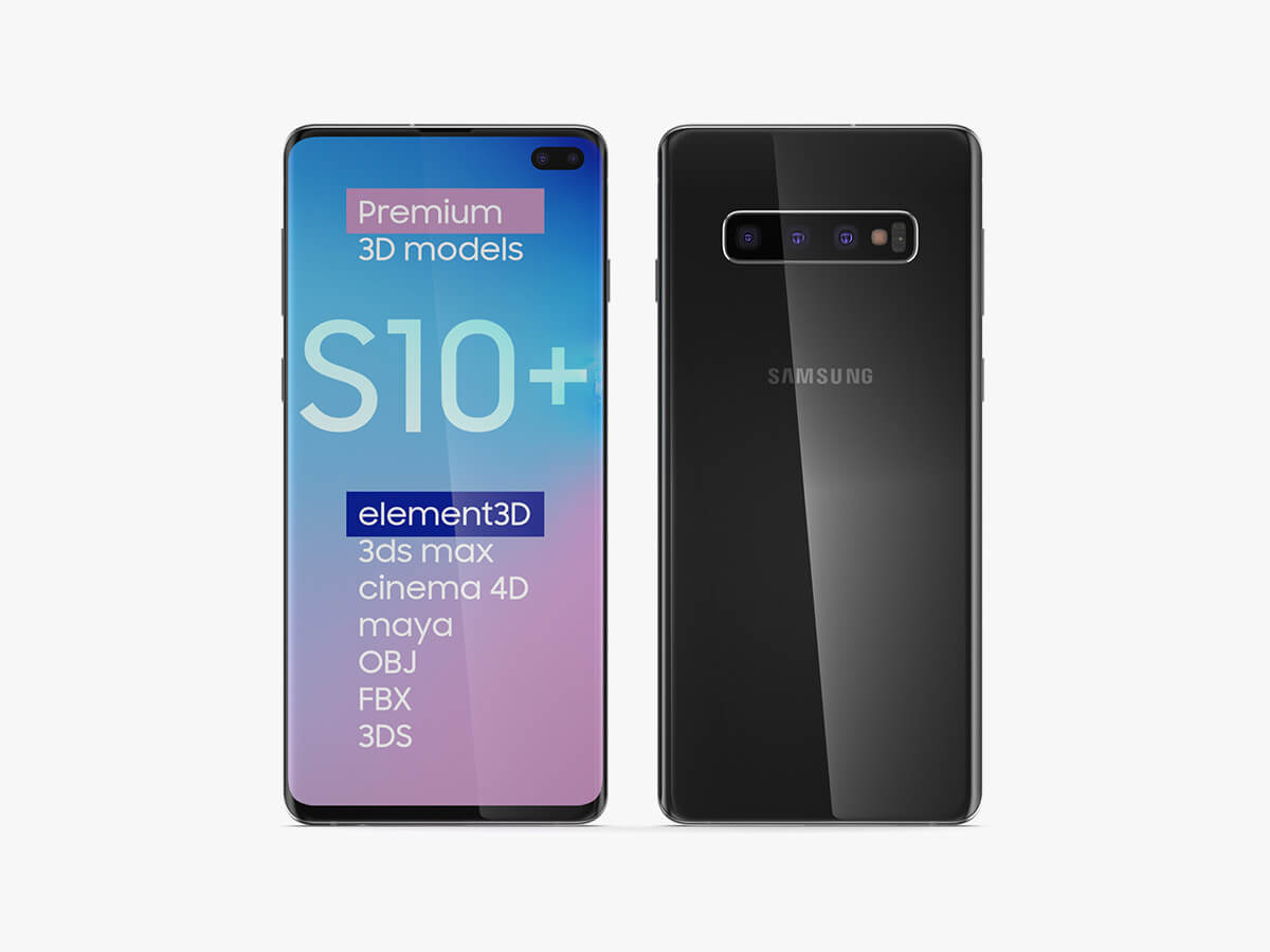 Samsung Galaxy S10 Plus - 3D Model by frezzy