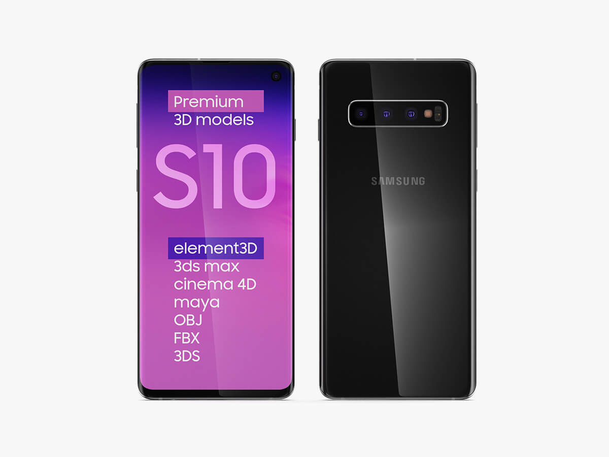 Samsung Galaxy S10 - 3D Model by frezzy