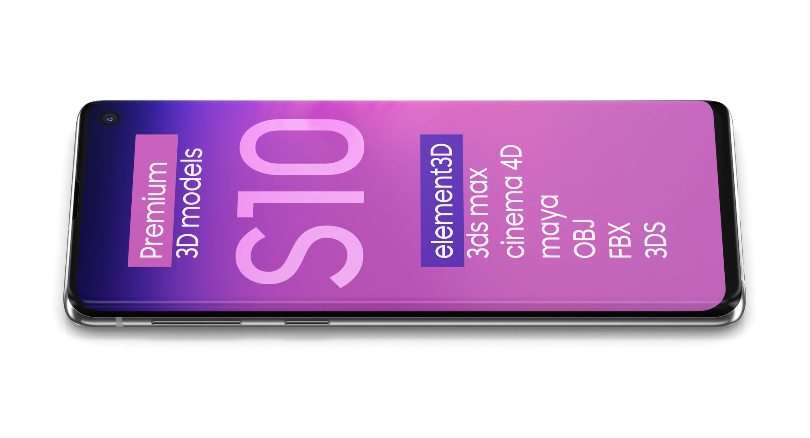 Samsung Galaxy S10 - 3D Model by frezzy