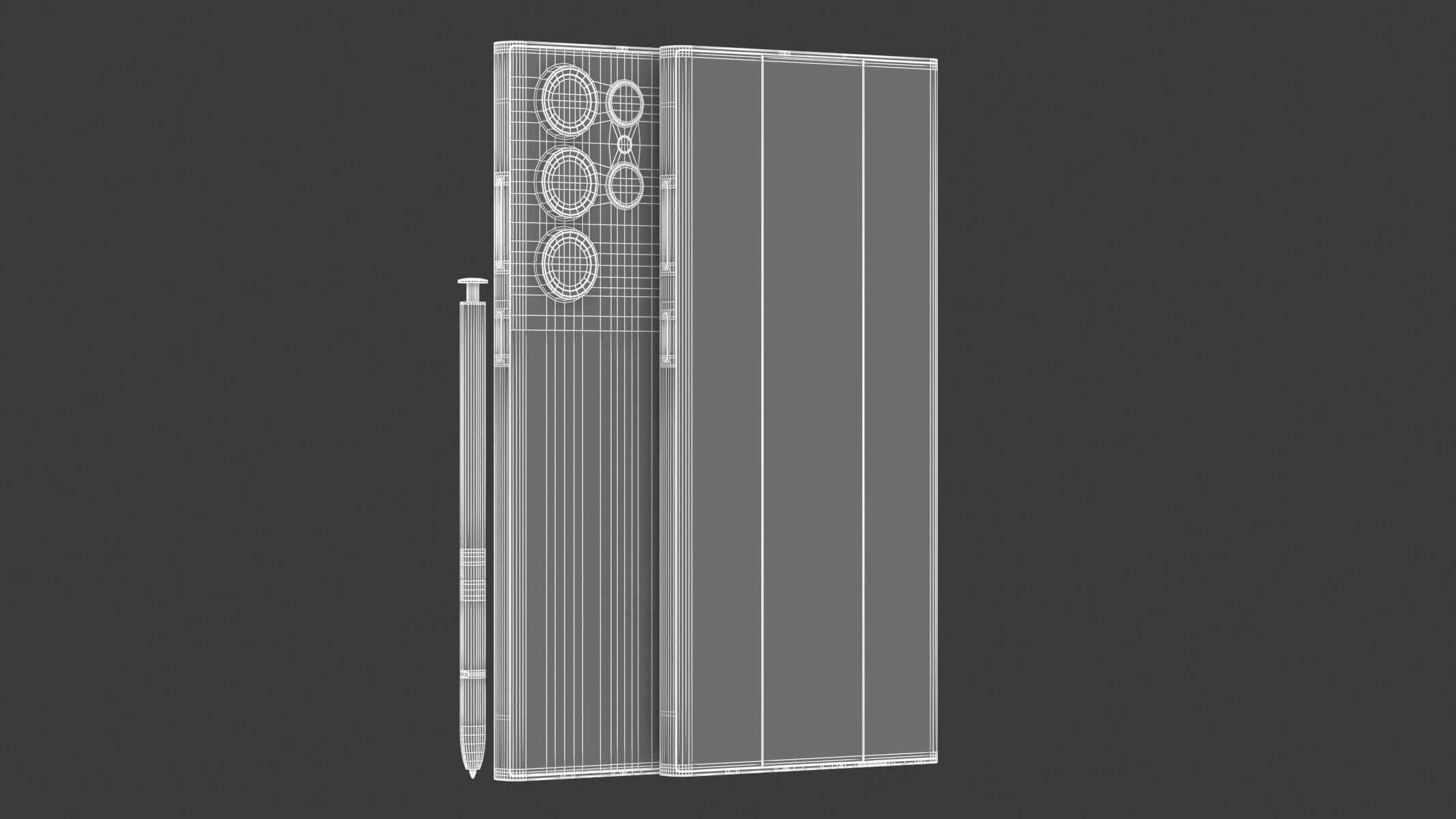 Samsung Galaxy S23 Ultra - 3D Model by frezzy