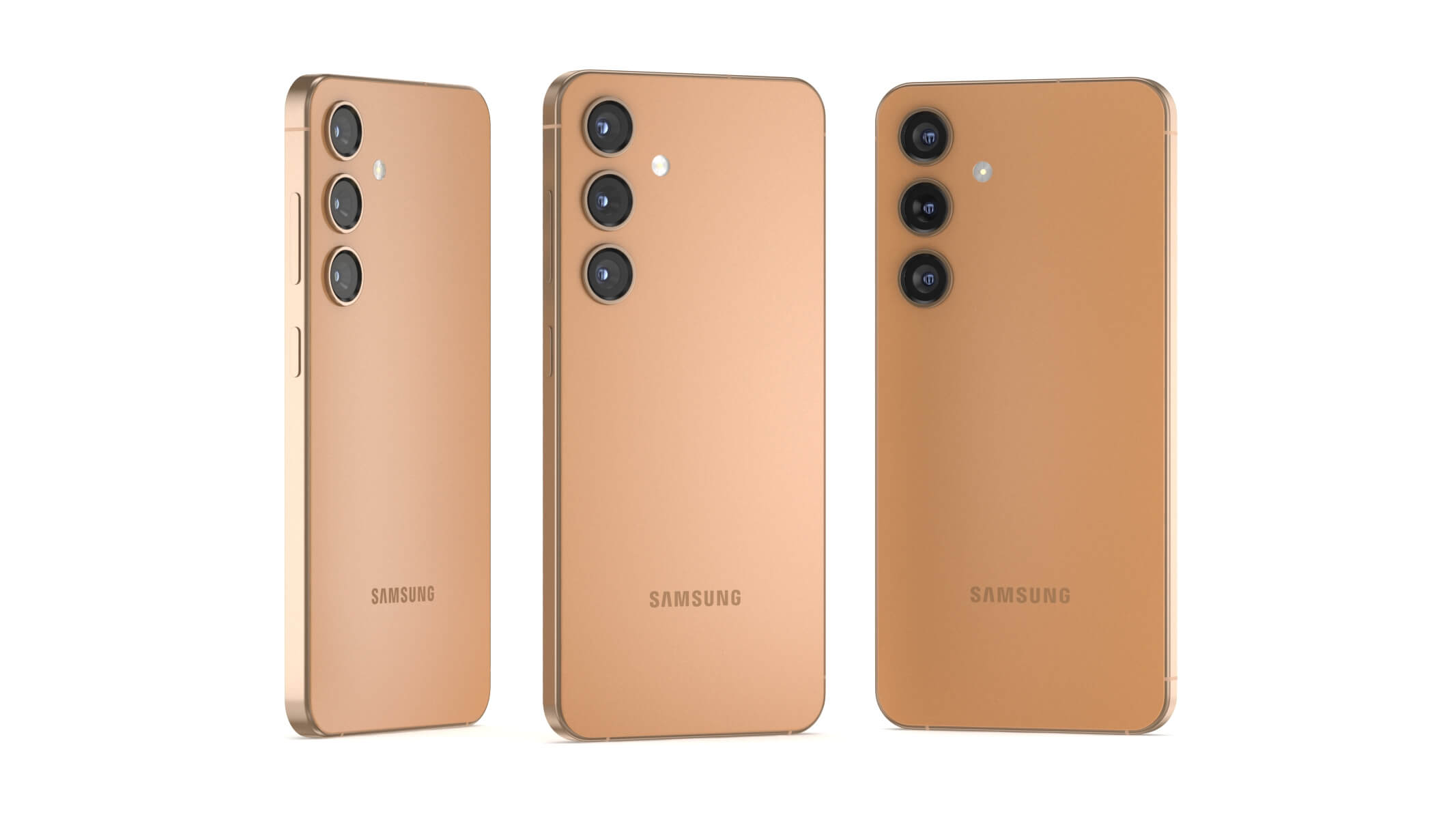 Samsung Galaxy S24 Sandstone Orange - 3D Model by frezzy