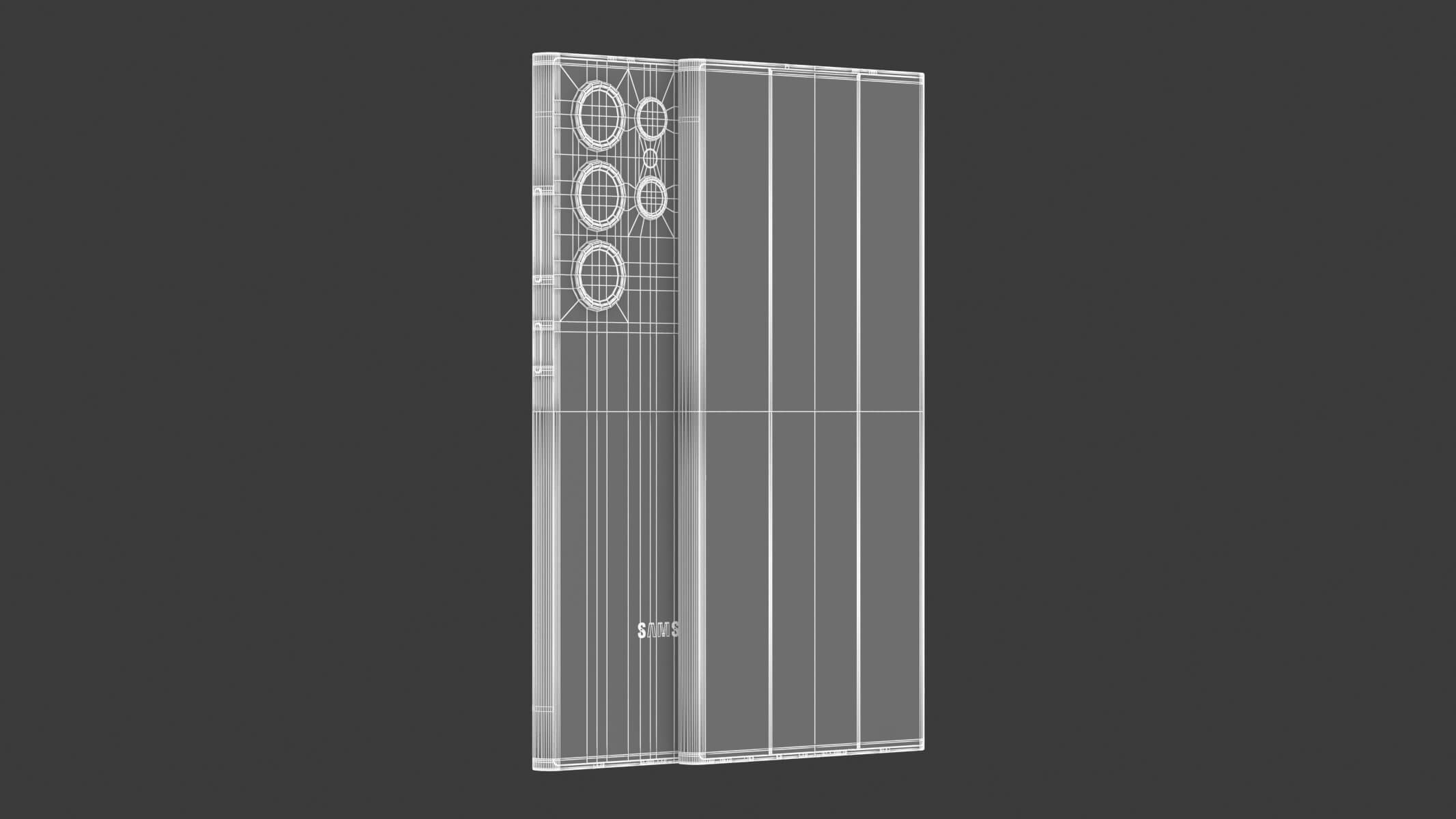 Samsung Galaxy S24 Ultra Titanium Black - 3D Model by frezzy