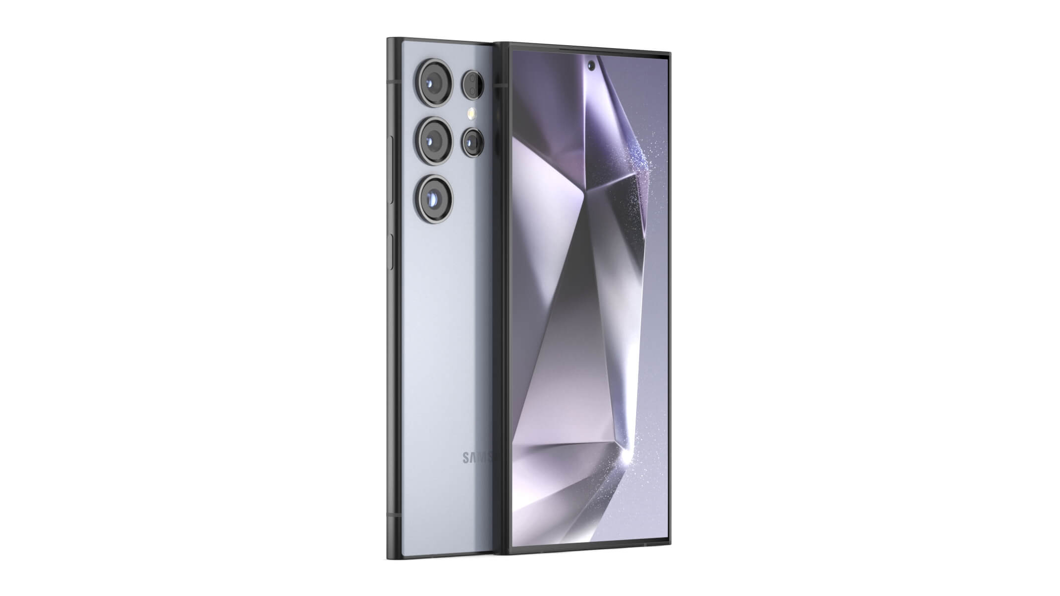 Samsung Galaxy S24 Ultra Titanium Blue - 3D Model by frezzy