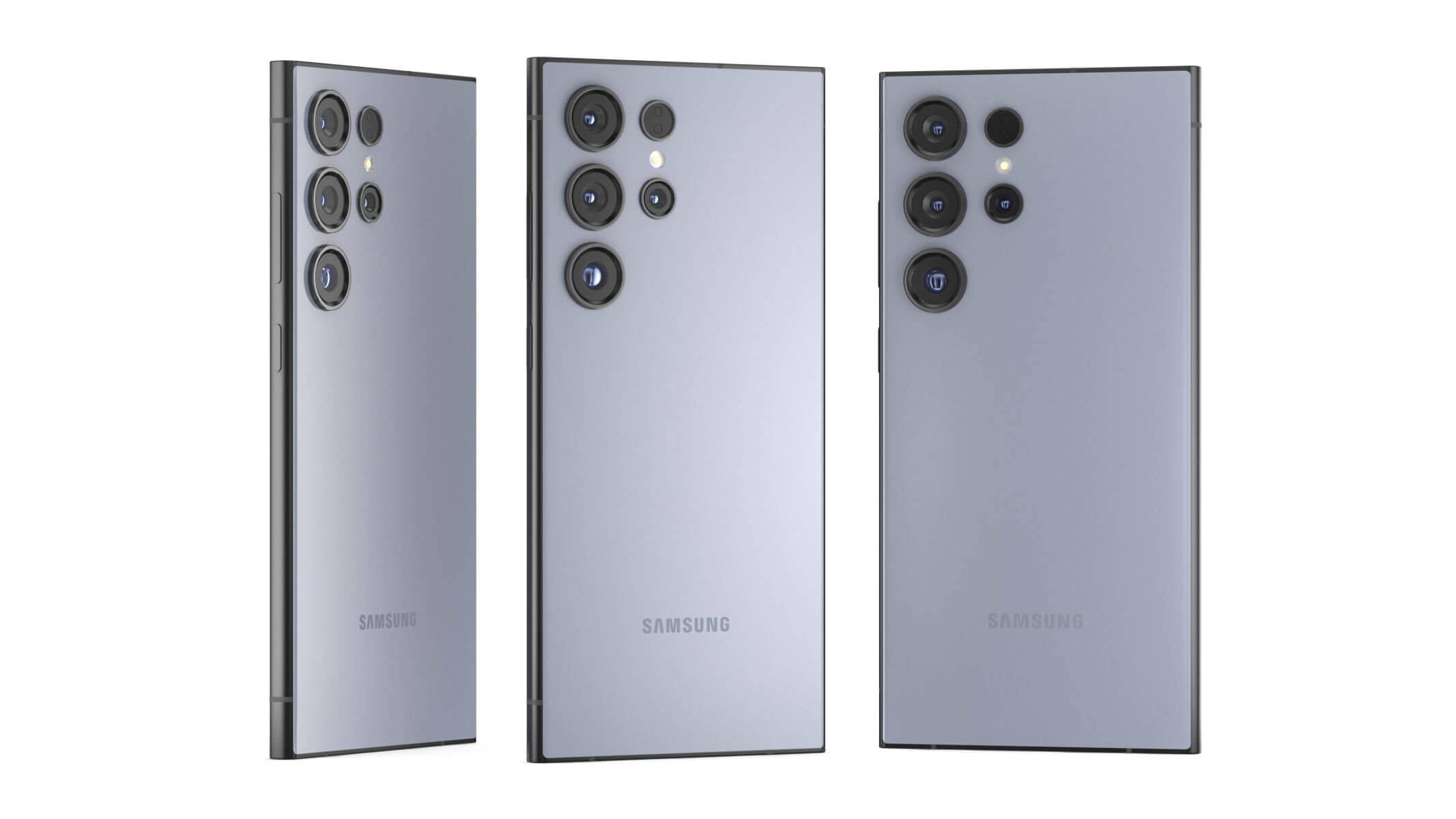 Samsung Galaxy S24 Ultra Titanium Blue - 3D Model by frezzy