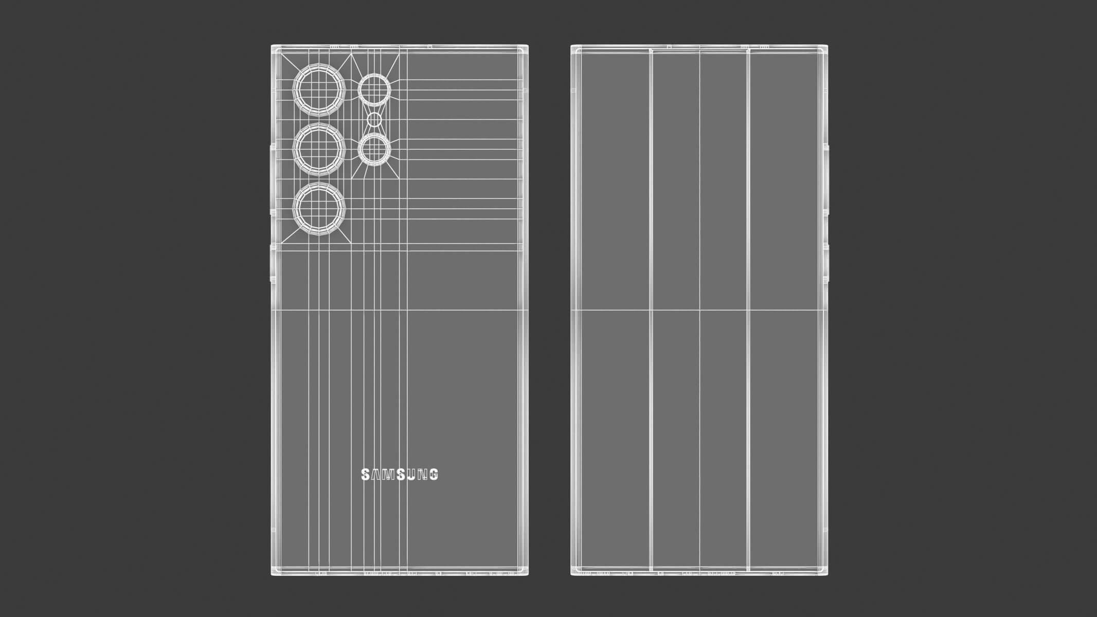 Samsung Galaxy S24 Ultra Titanium Blue - 3D Model by frezzy