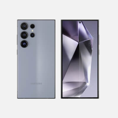 Samsung Galaxy S24 Ultra Titanium Blue - 3D Model by frezzy