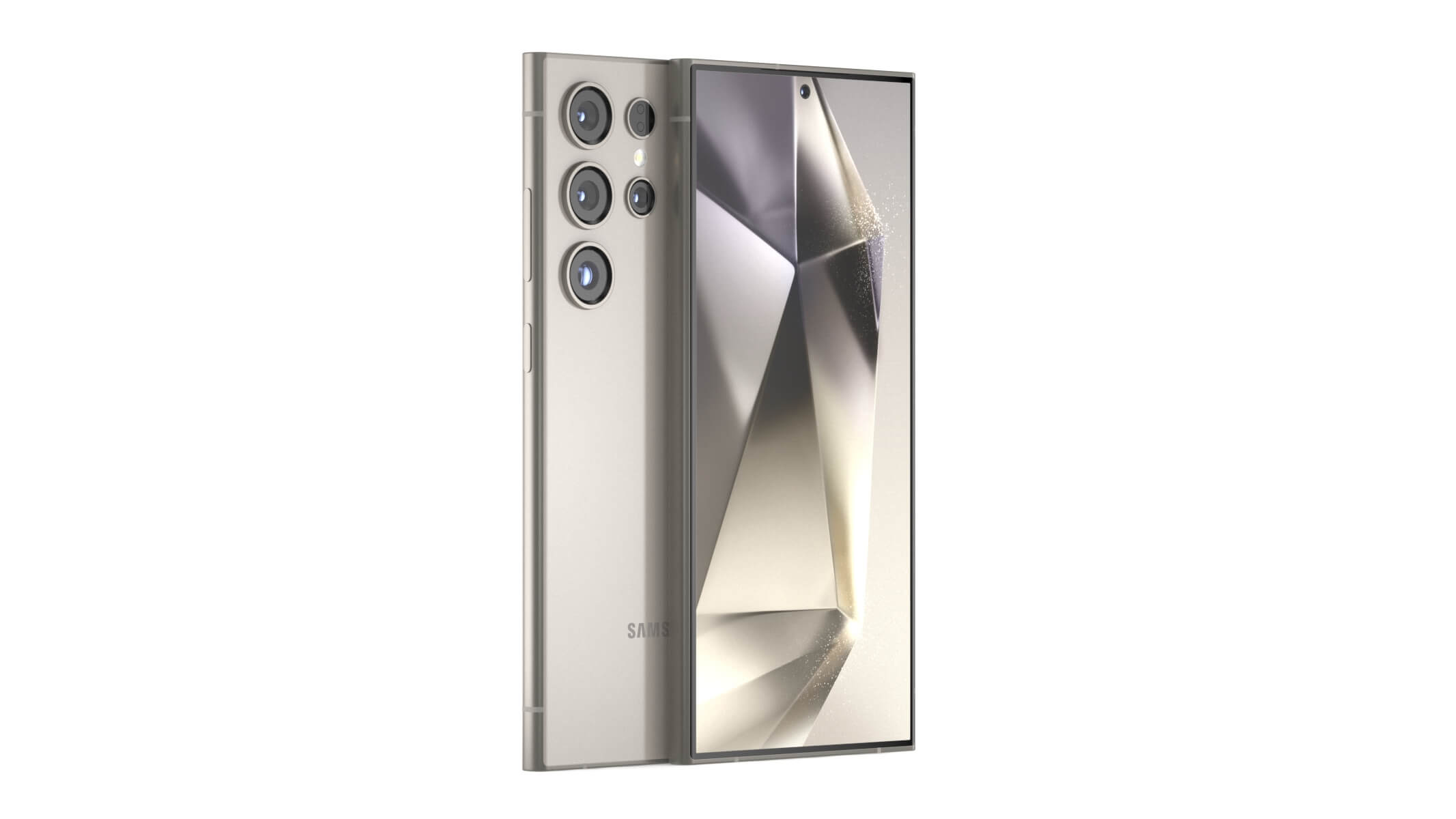 Samsung Galaxy S24 Ultra Titanium Gray - 3D Model by frezzy