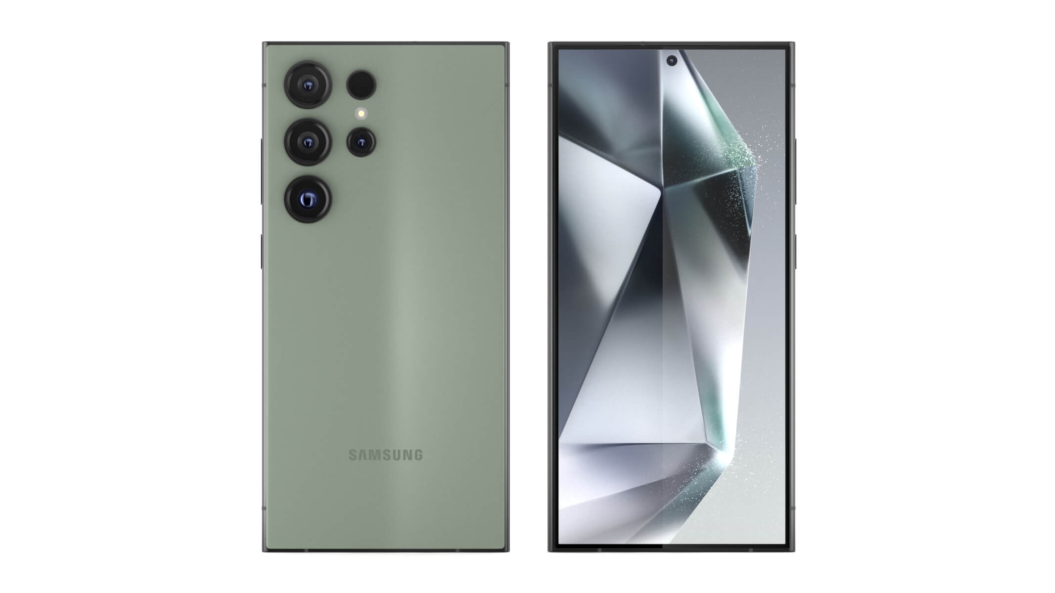 Samsung Galaxy S24 Ultra Titanium Green - 3D Model by frezzy