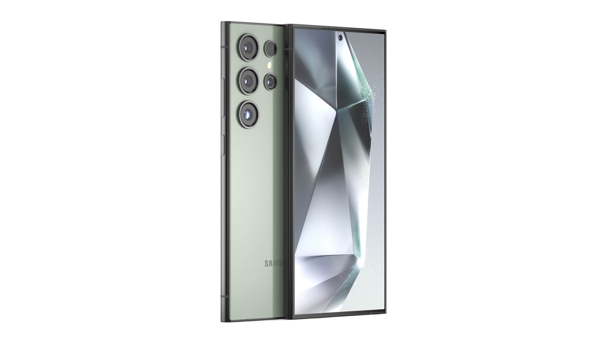 Samsung Galaxy S24 Ultra Titanium Green - 3D Model by frezzy