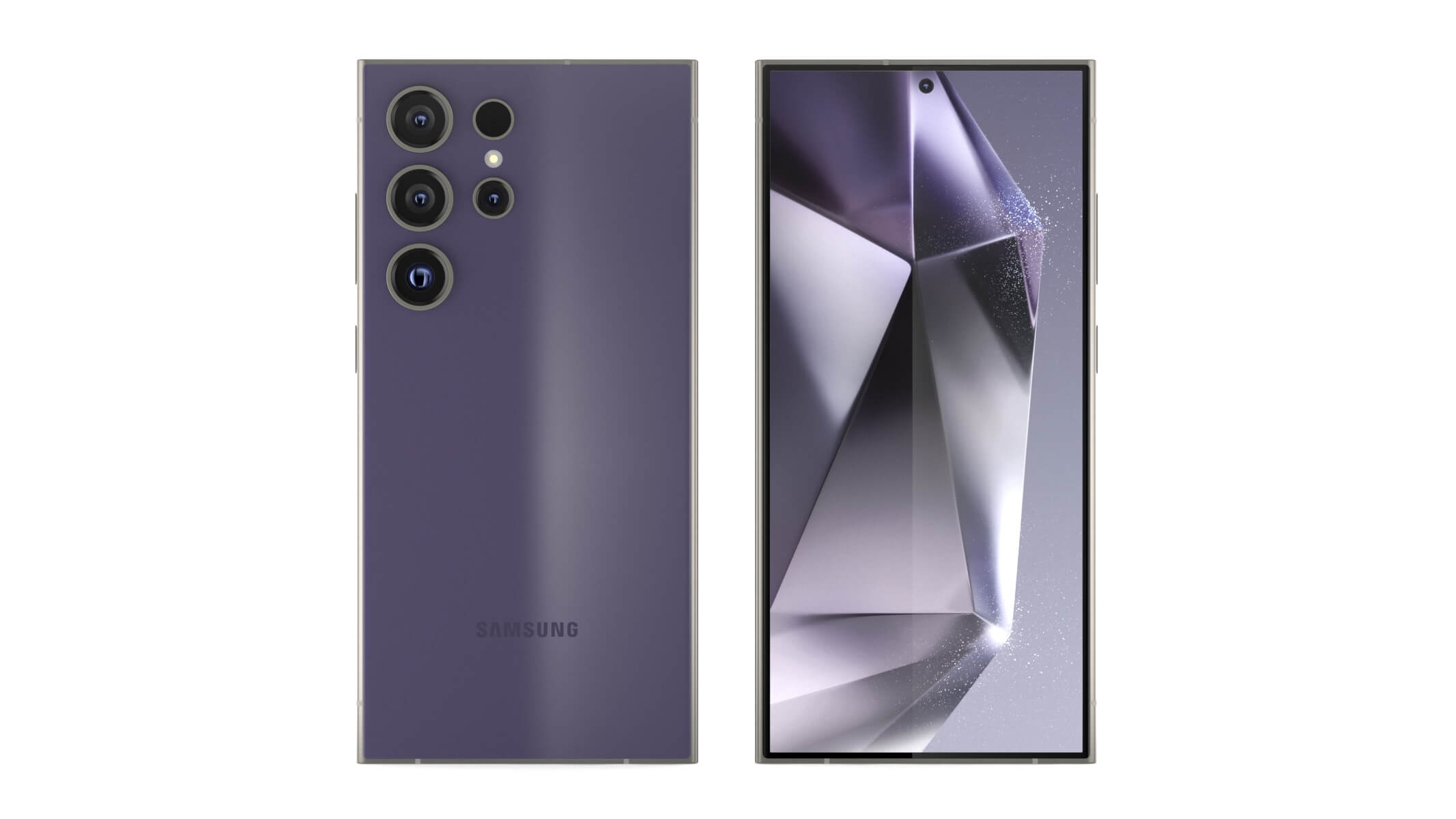 Samsung Galaxy S24 Ultra Titanium Violet - 3D Model by frezzy