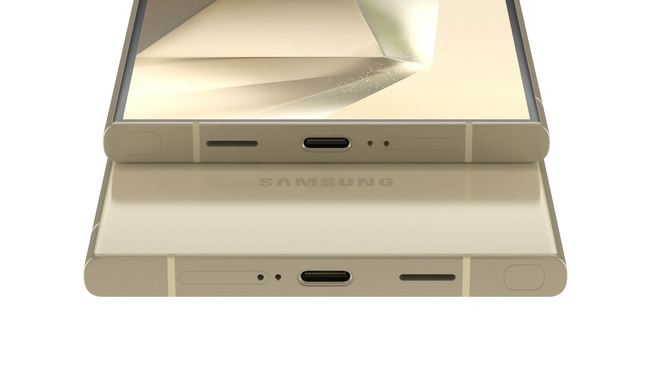 Samsung Galaxy S24 Ultra Titanium Yellow - 3D Model by frezzy