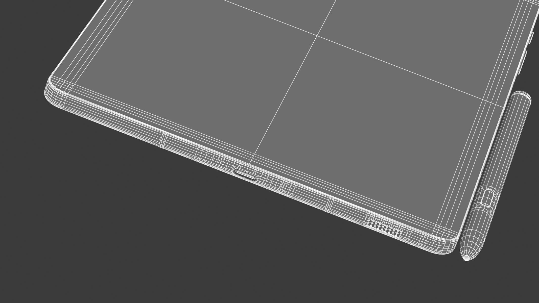 Samsung Galaxy Tab S6 Lite 2024 Black - 3D Model by frezzy