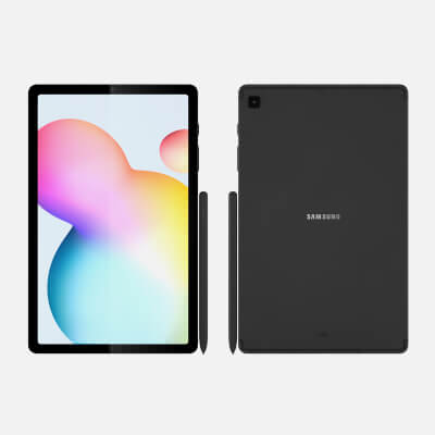 Samsung Galaxy Tab S6 Lite 2024 Black - 3D Model by frezzy