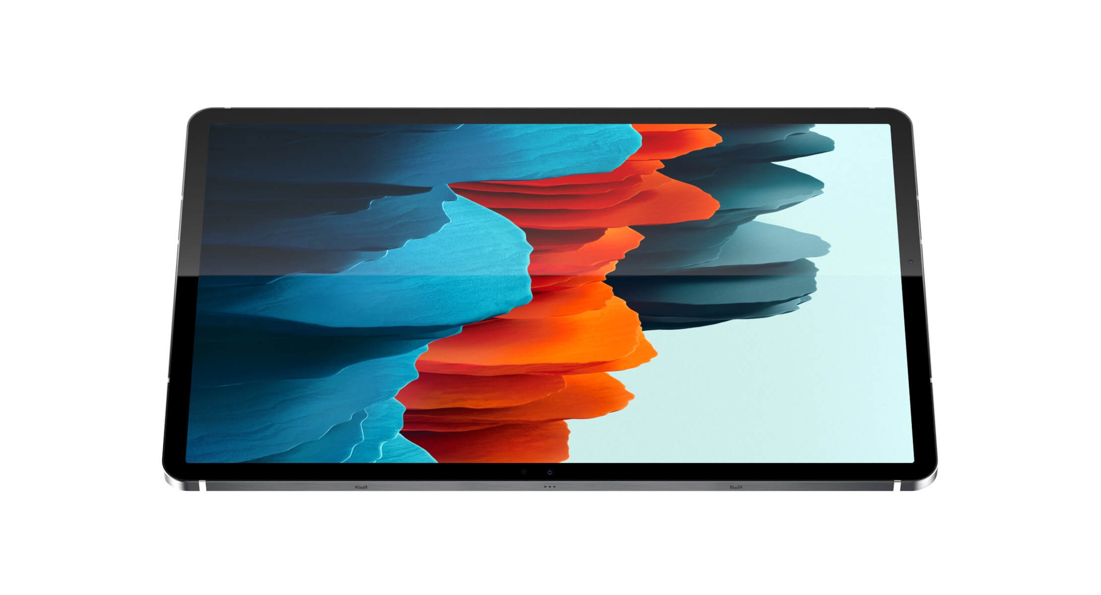 Samsung Galaxy Tab S7 Mystic Silver - 3D Model by frezzy