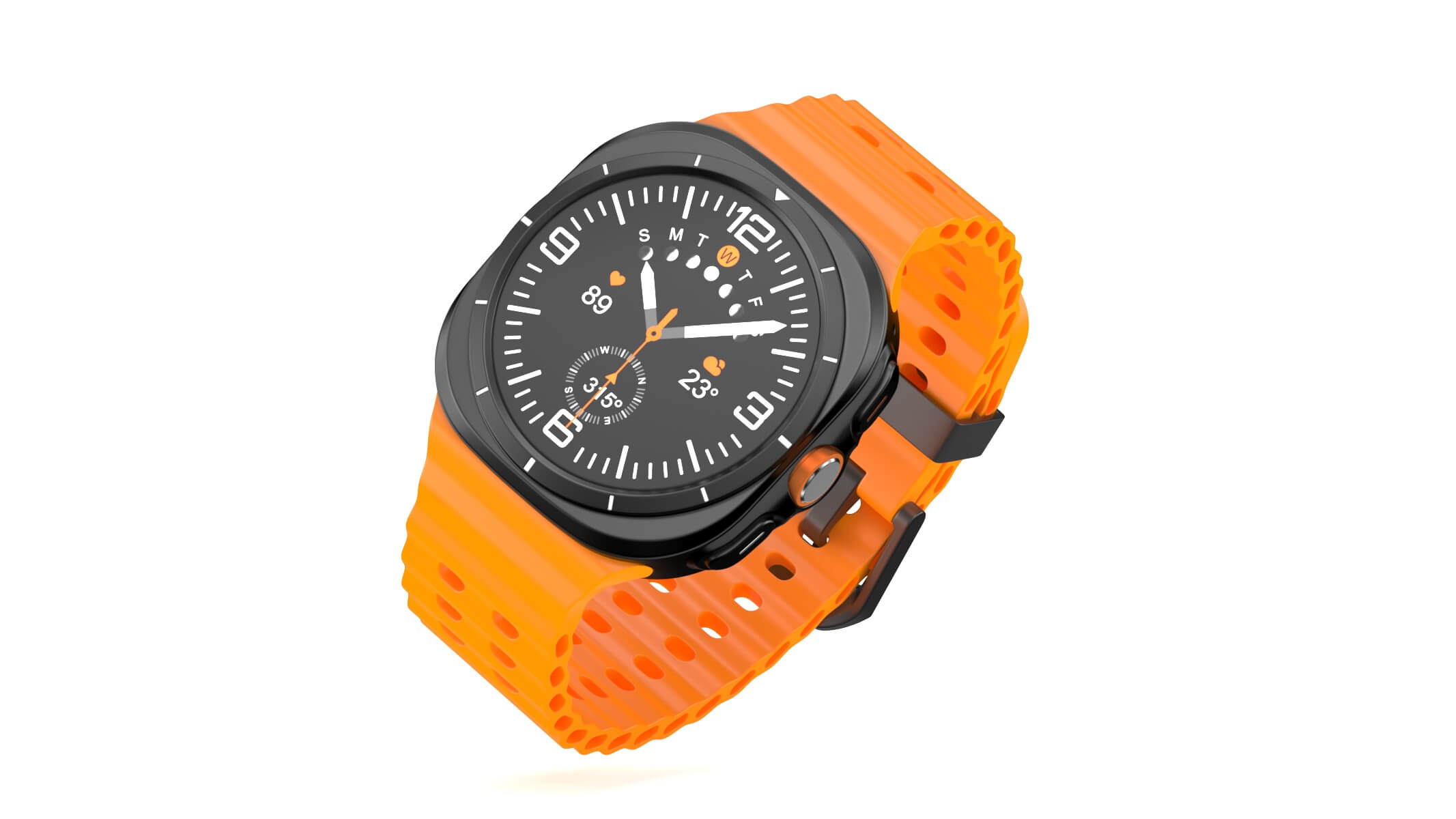 Samsung Galaxy Watch Ultra Titanium Gray - 3D Model by frezzy