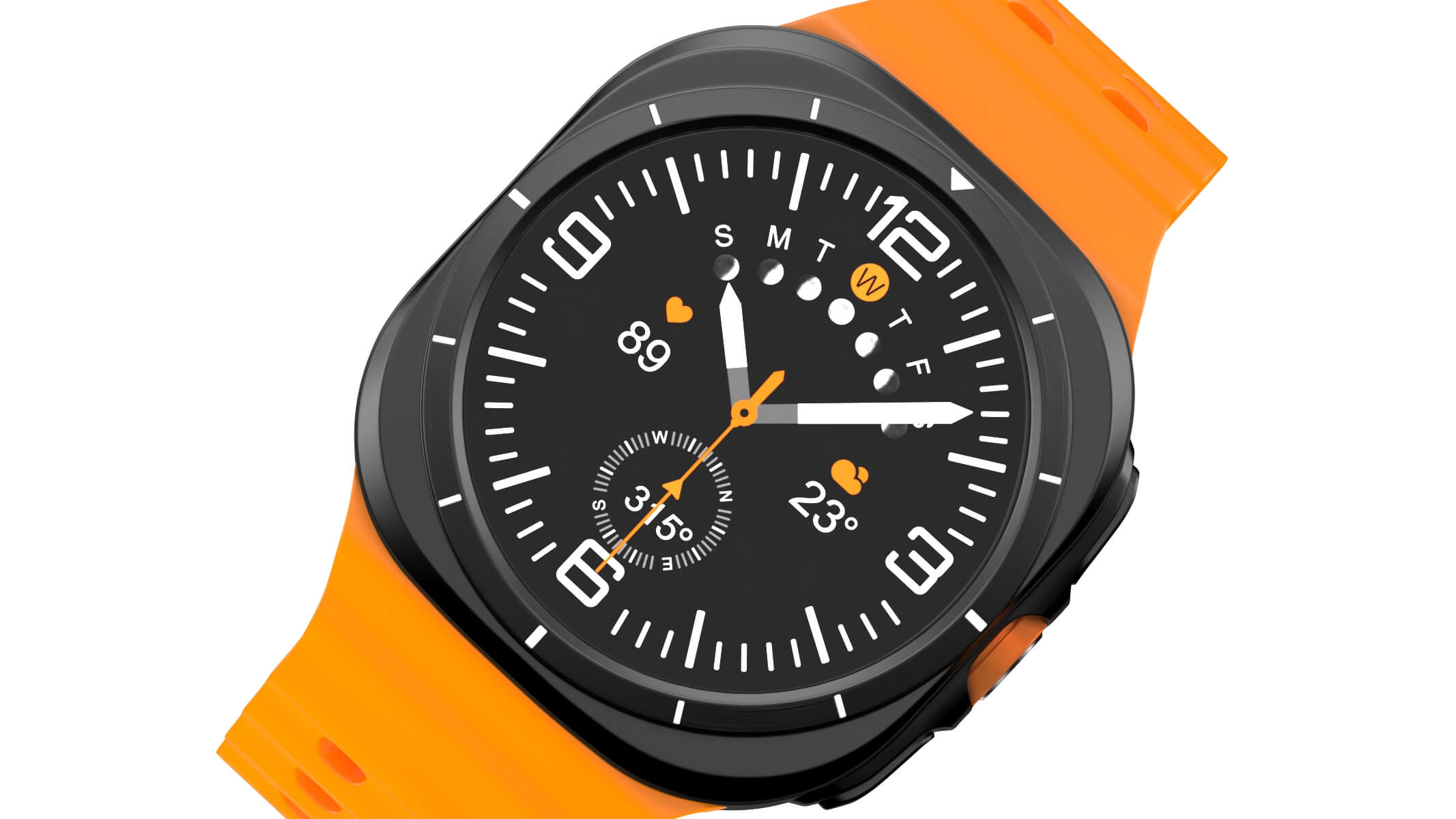 Samsung Galaxy Watch Ultra Titanium Gray - 3D Model by frezzy