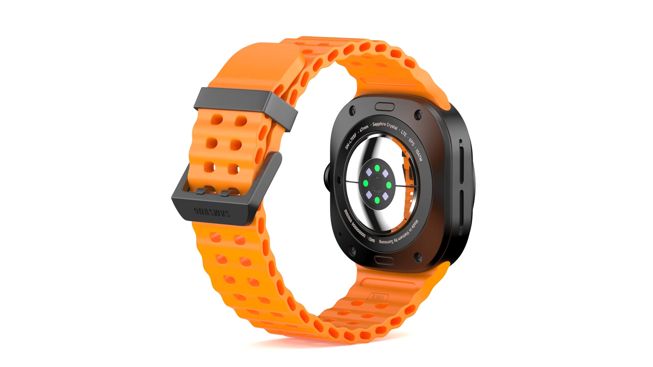 Samsung Galaxy Watch Ultra Titanium Gray - 3D Model by frezzy