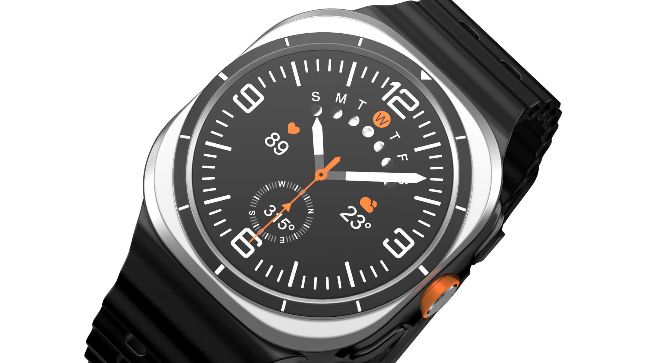 Samsung Galaxy Watch Ultra Titanium Silver - 3D Model by frezzy