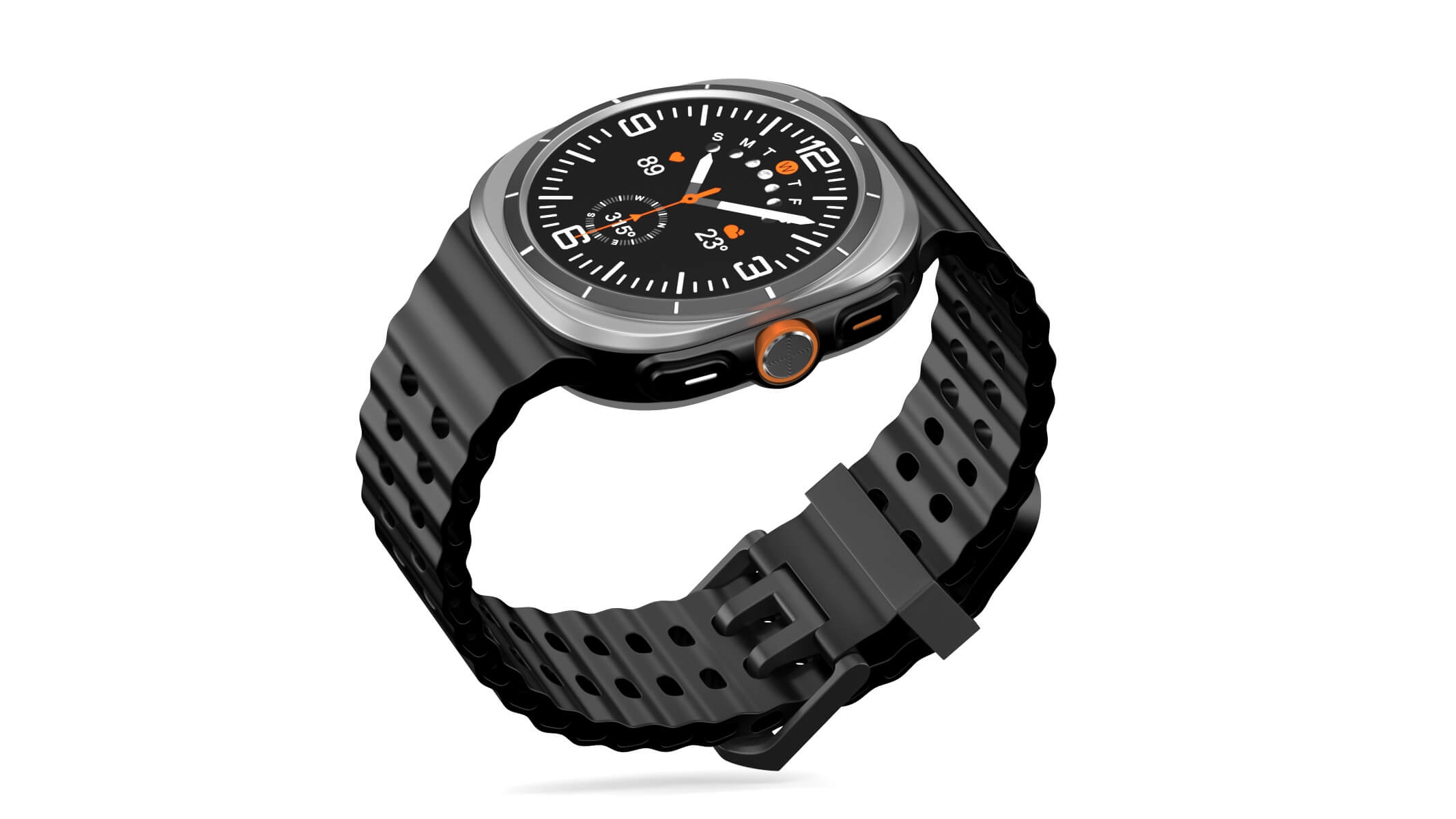 Samsung Galaxy Watch Ultra Titanium Silver - 3D Model by frezzy