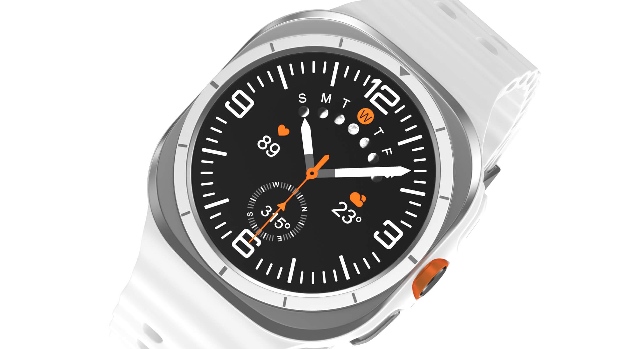 Samsung Galaxy Watch Ultra Titanium White - 3D Model by frezzy