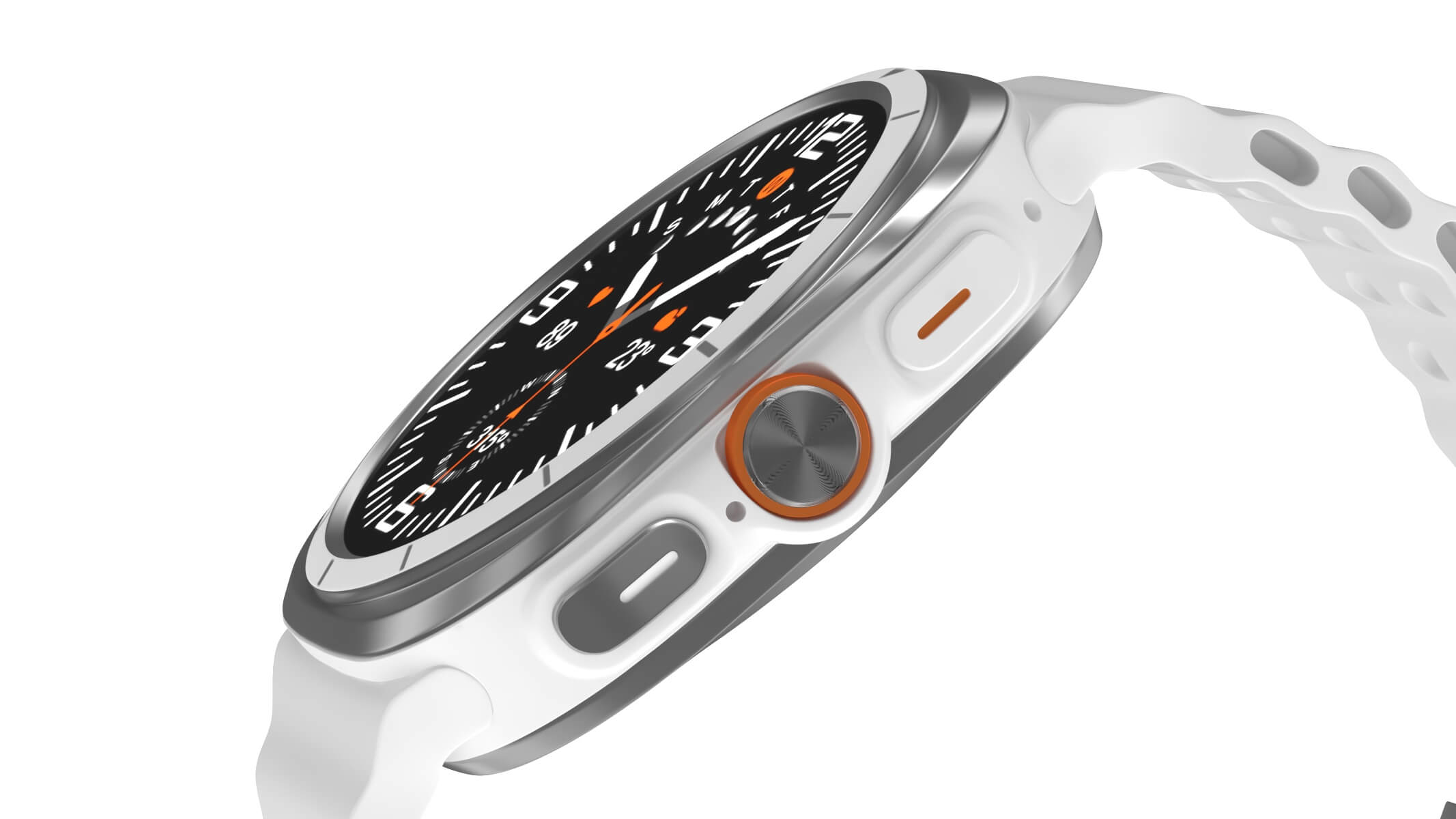 Samsung Galaxy Watch Ultra Titanium White - 3D Model by frezzy