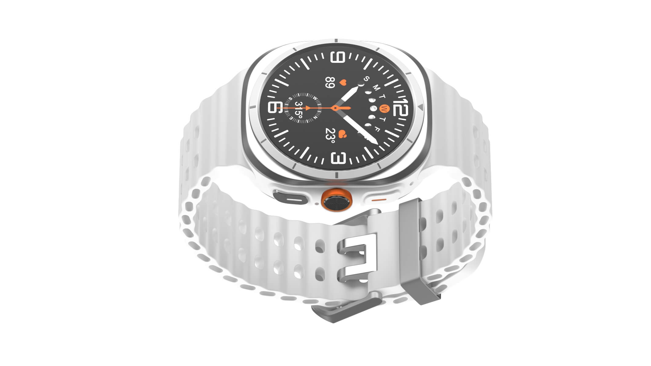 Samsung Galaxy Watch Ultra Titanium White - 3D Model by frezzy